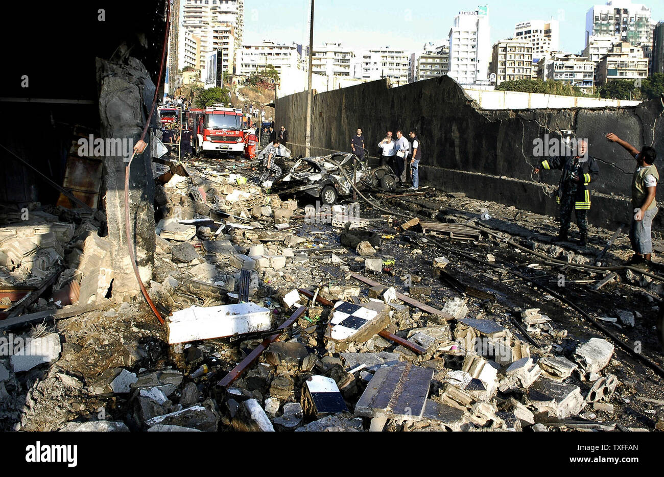 A car bomb detonated on Beirut's popular sea-front area killed 10 ...