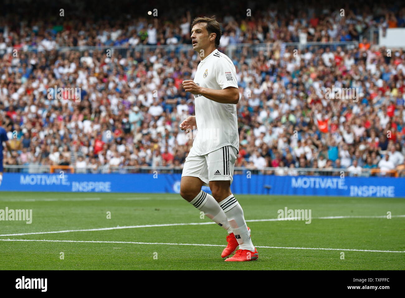 Madrid, Spain. 23rd June, 2019. Fernando Morientes (Real) Football ...