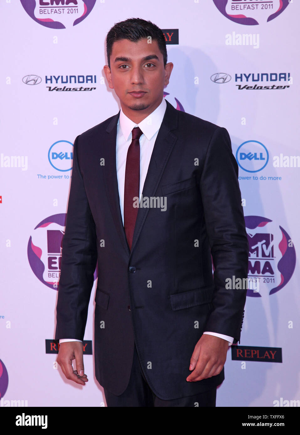 Tim Kash arrives on the red carpet at the MTV Europe Music Awards in ...