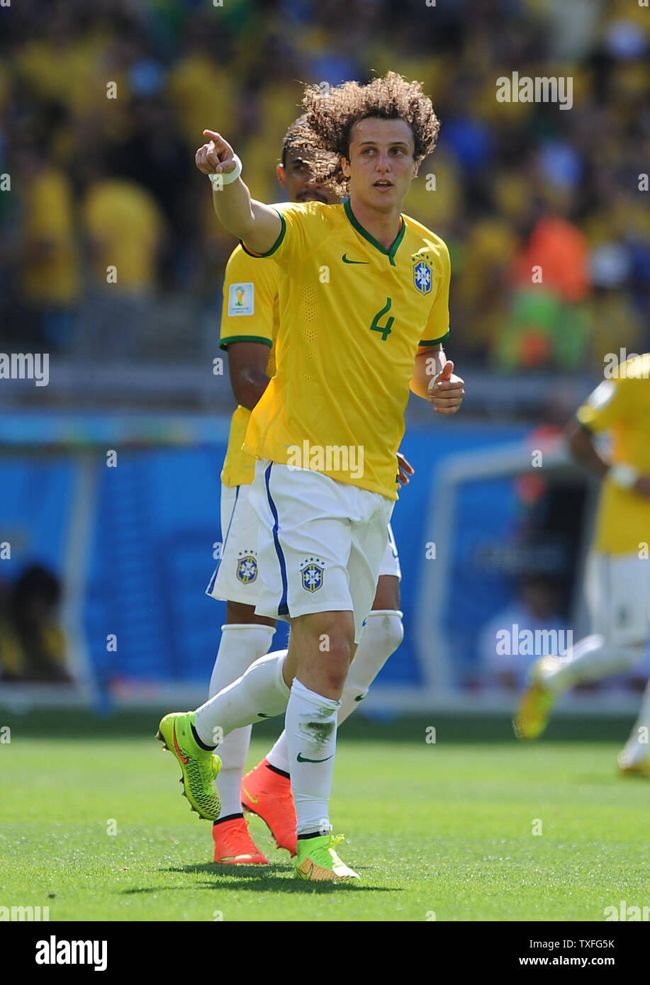 David Luiz Free Kick World Cup