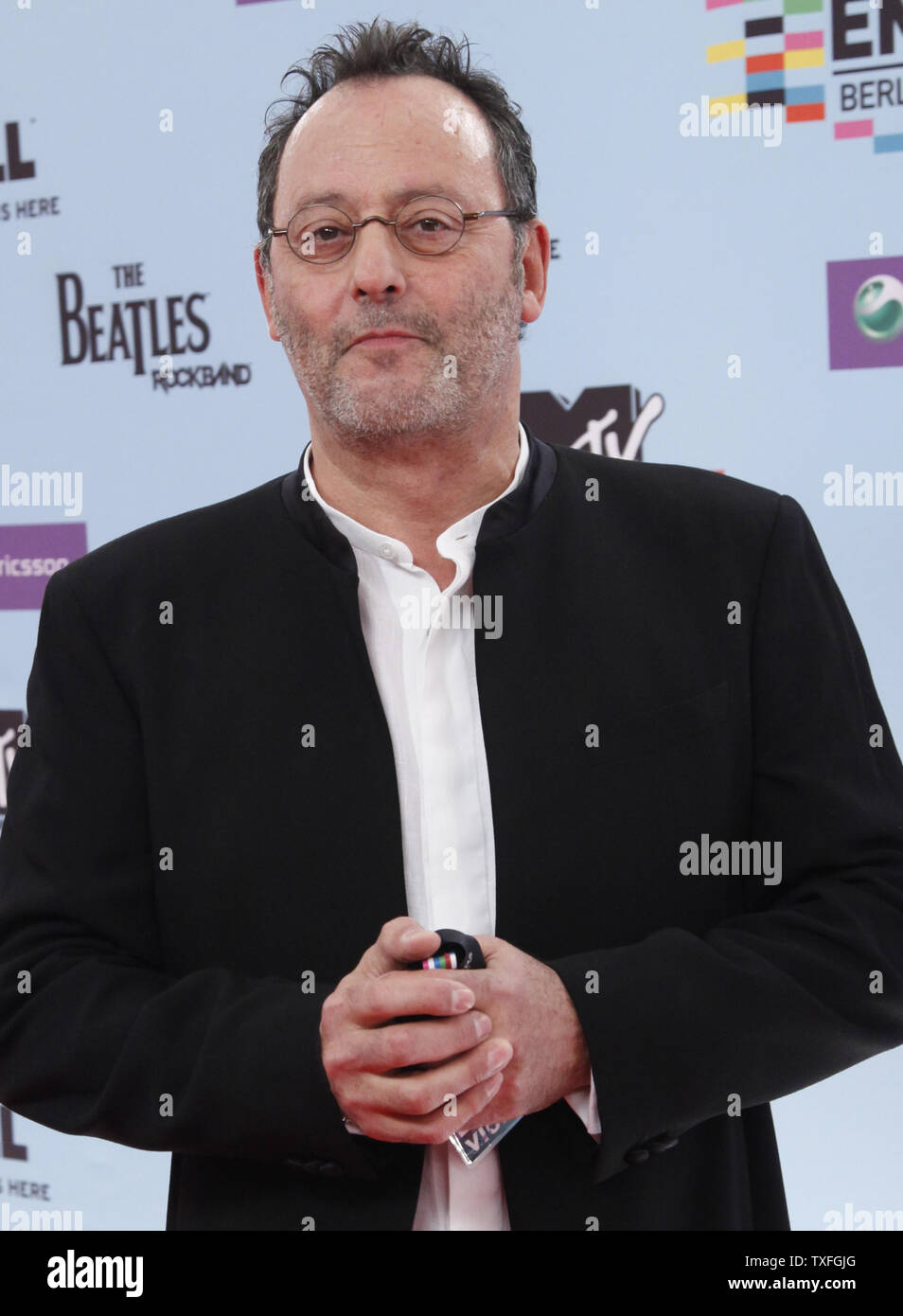 Jean Reno arrives at the MTV Europe Music Awards in Berlin, Germany on ...