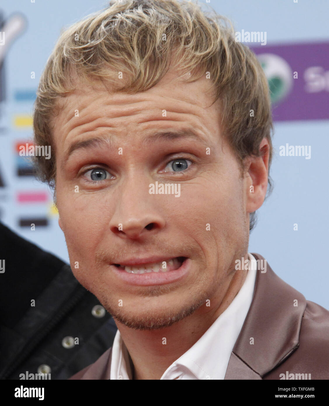 Brian Littrell of the Backstreet Boys arrives at the MTV Europe Music ...