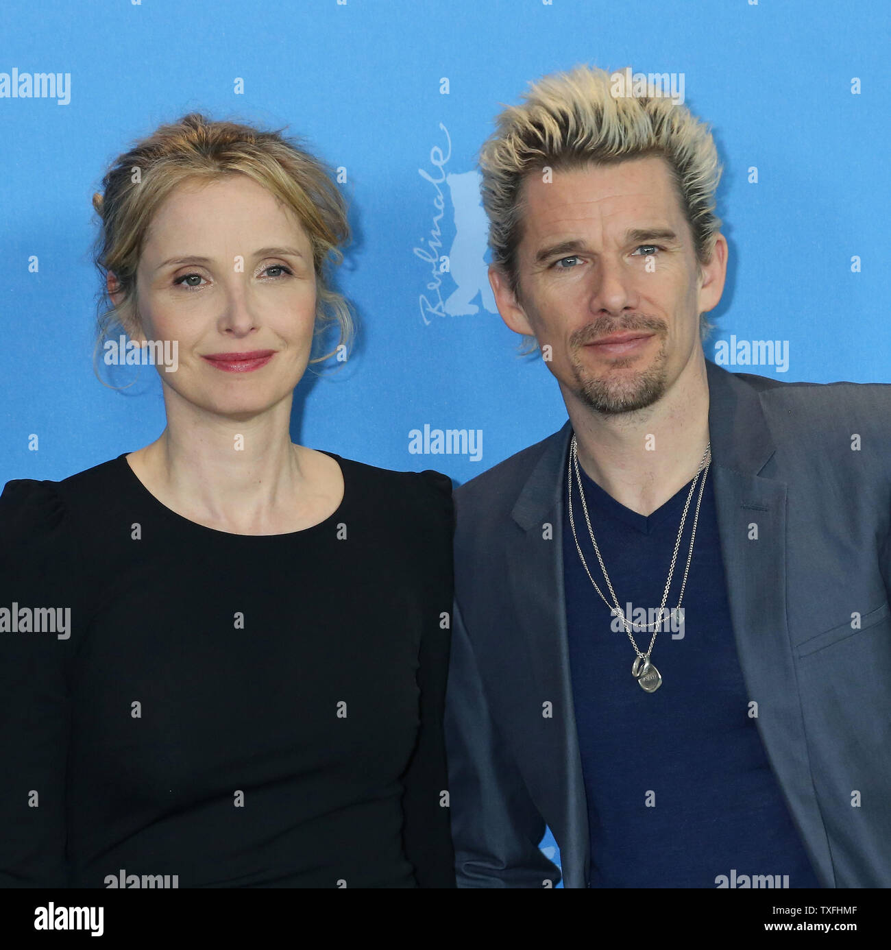 Julie Delpy (L) and Ethan Hawke arrive at the photo call for the film ...