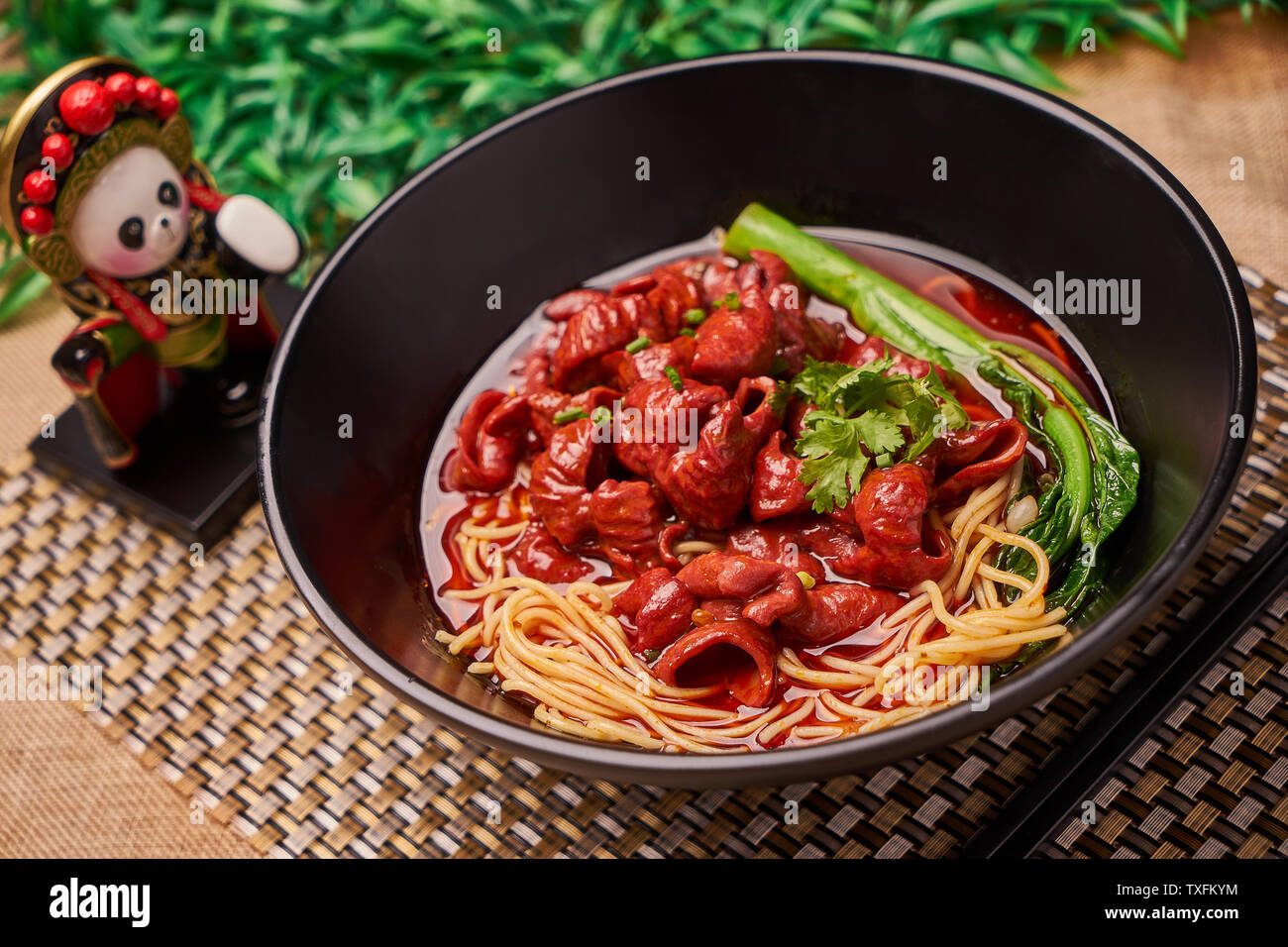 Sichuan characteristic fat intestine noodles Stock Photo - Alamy