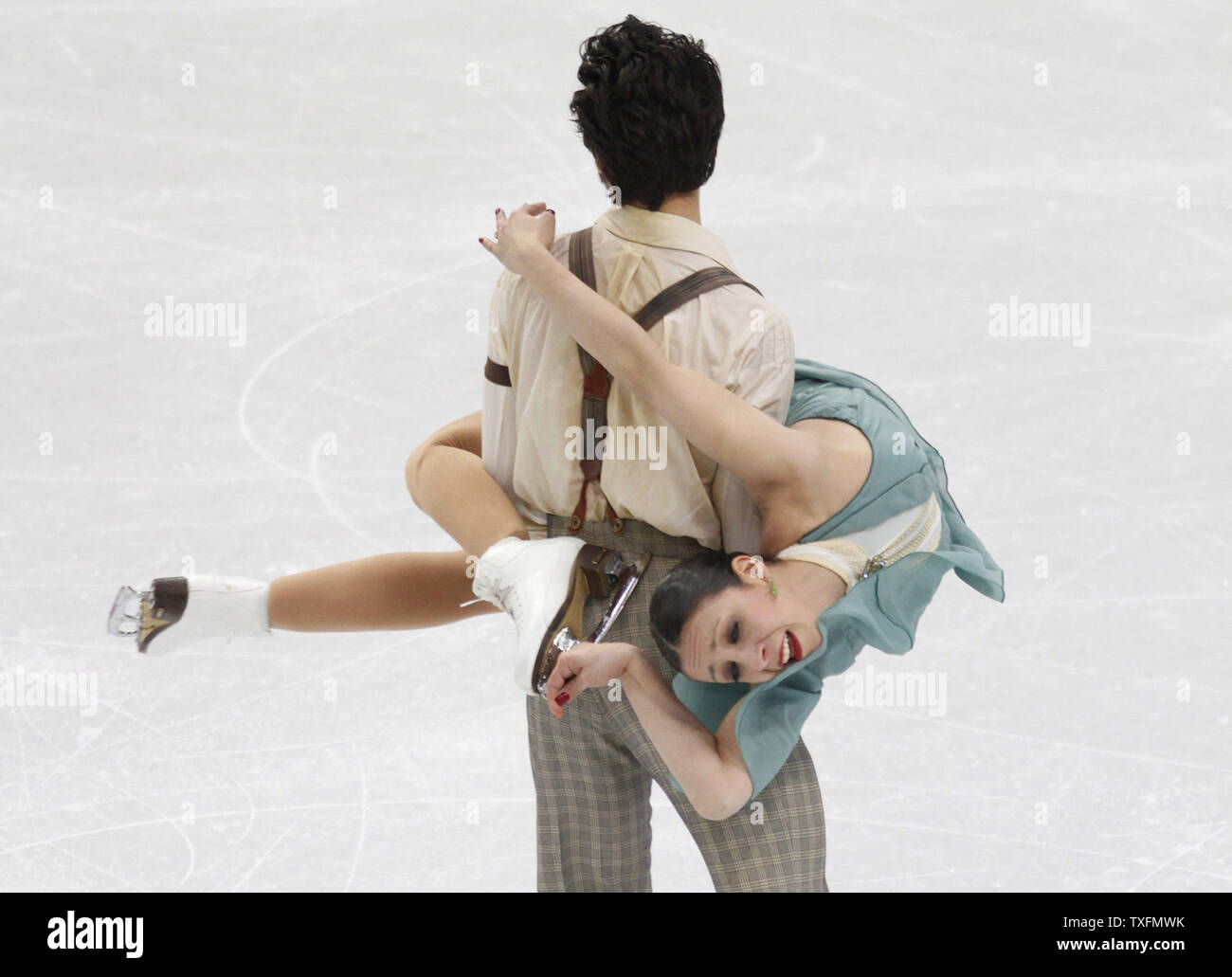 Federica Faiella and Massimo Scali of Italy skate their free program in ...