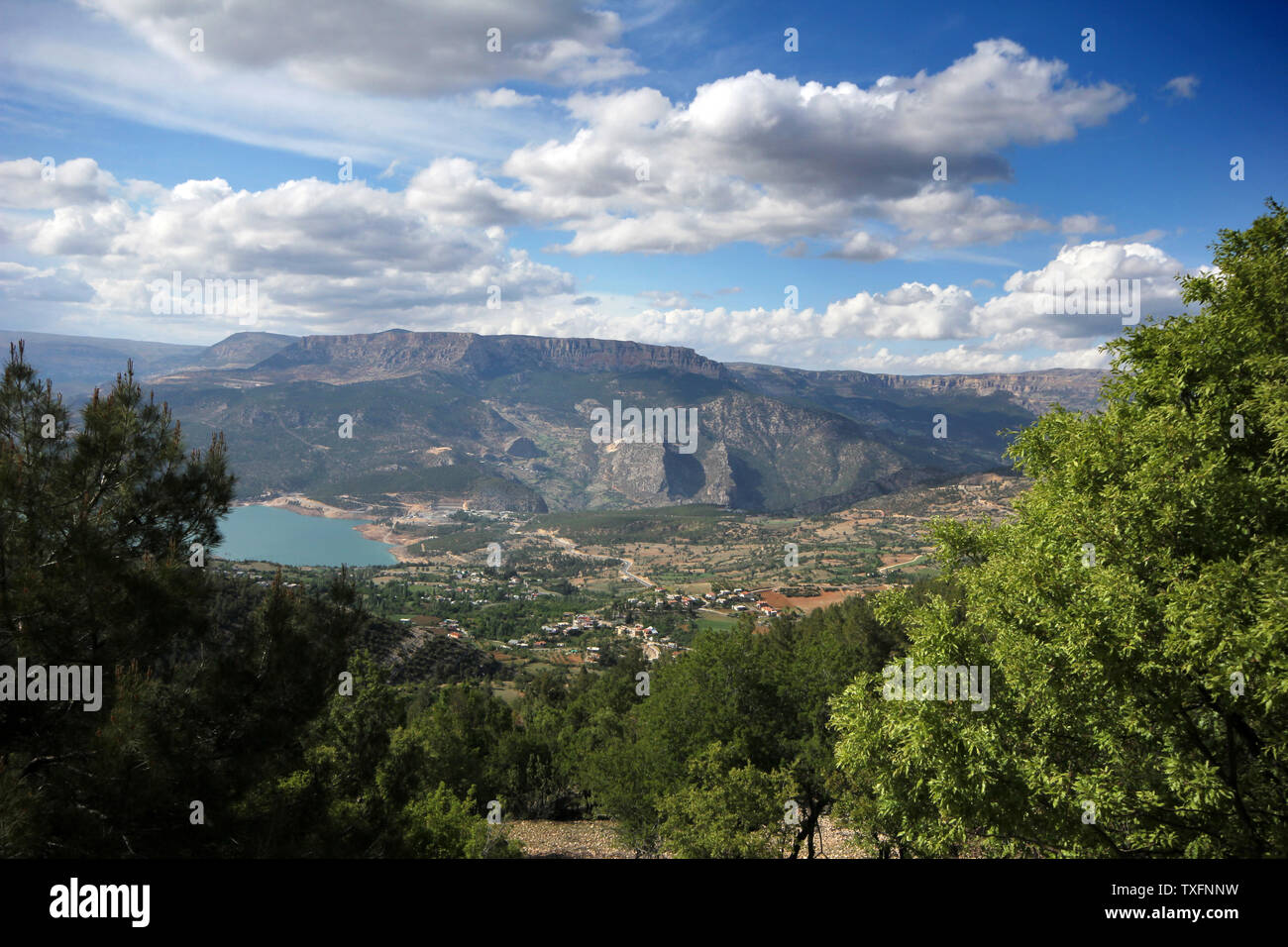 Beautiful nature and dam image Stock Photo - Alamy