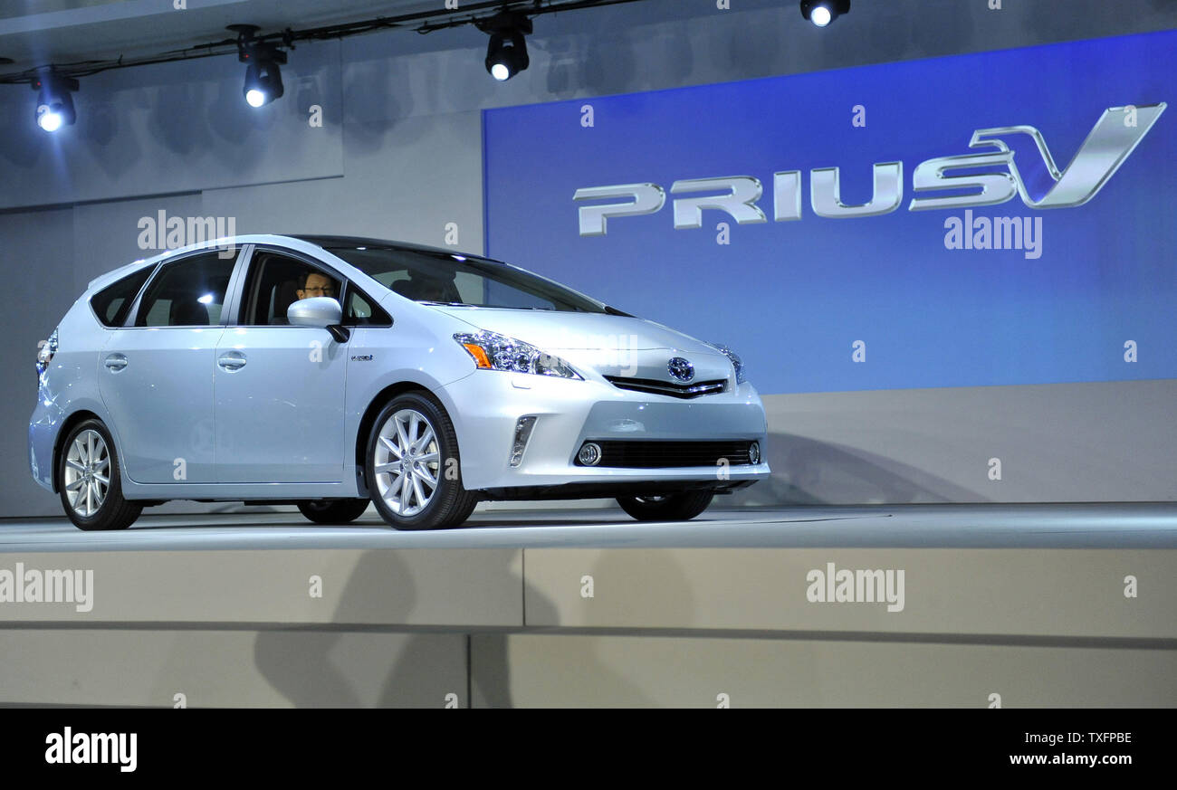 Toyota Motor Co. introduces the Prius V at the 2011 North American ...