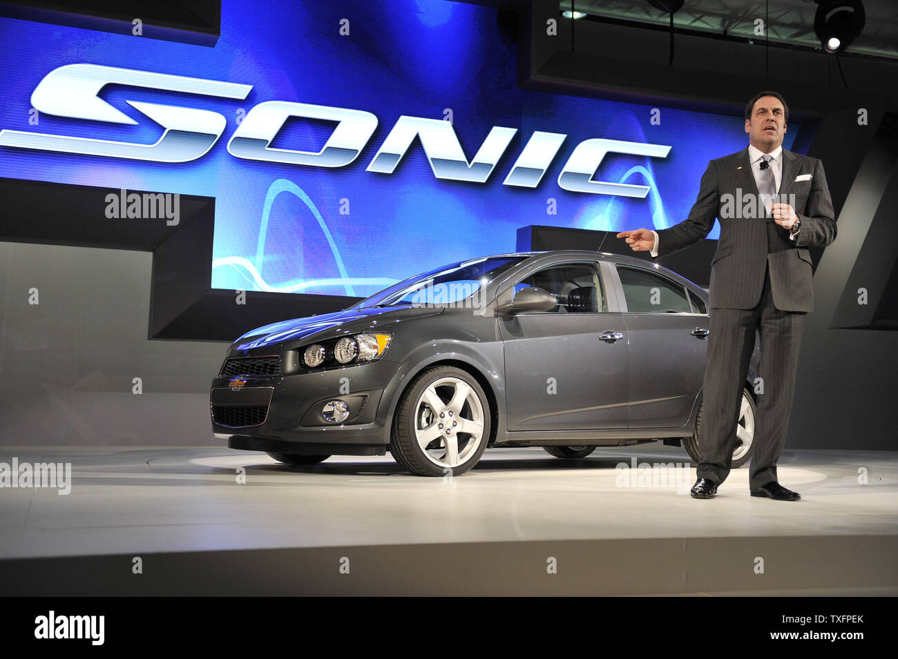 General Motors North American President Mark Reuss unveils the 2012 ...
