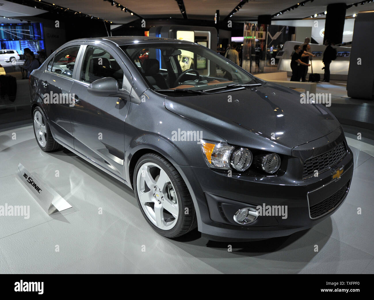 The all-new 2012 Chevrolet Sonic is displayed at the 2011 North ...