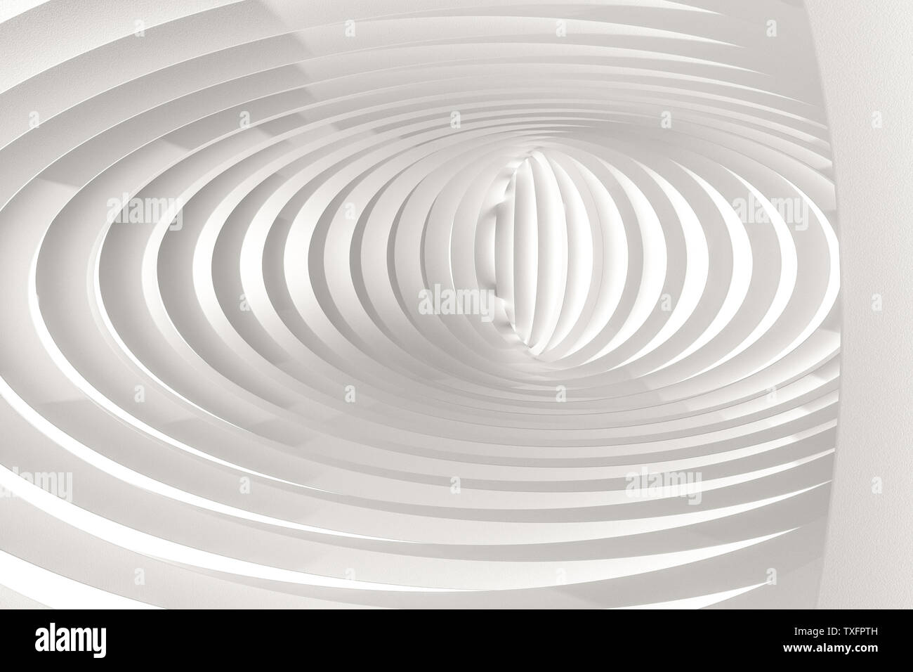 3D rendering,white surface channel Stock Photo - Alamy