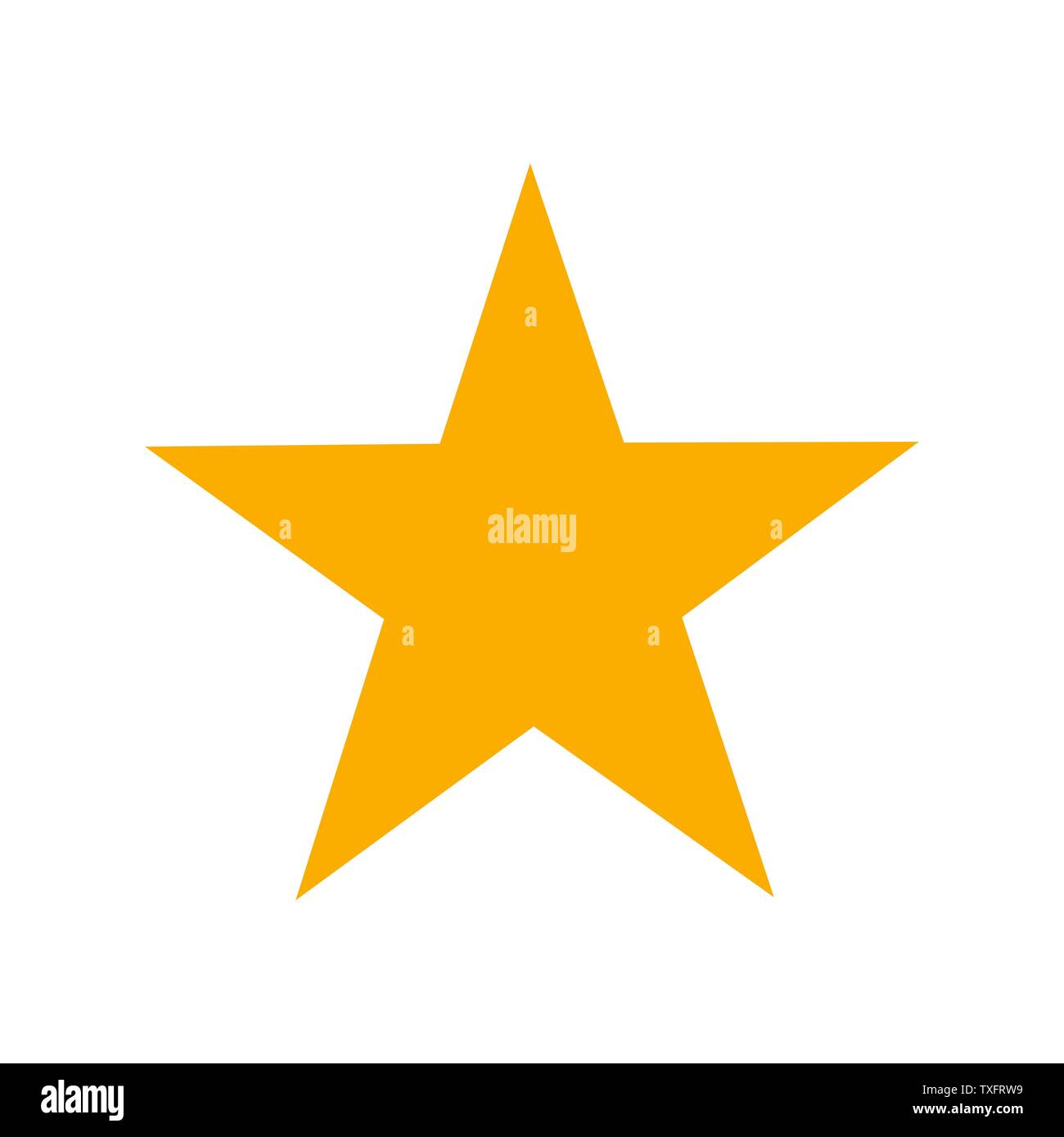 Five point yellow star icon Stock Vector Image & Art - Alamy