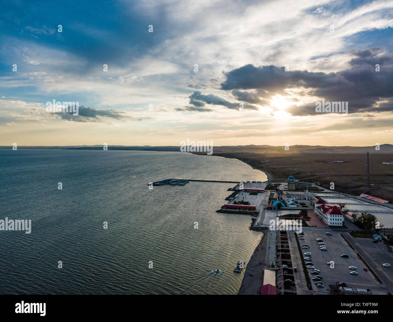 Hulunbuir Hulun Lake, Inner Mongolia Stock Photo - Alamy