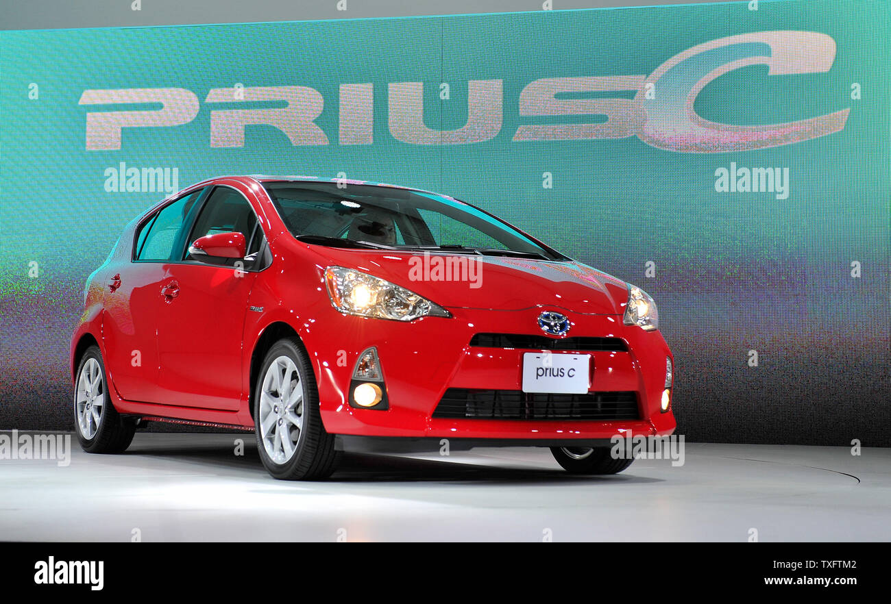 Toyota introduces the Prius C at the 2012 North American International ...