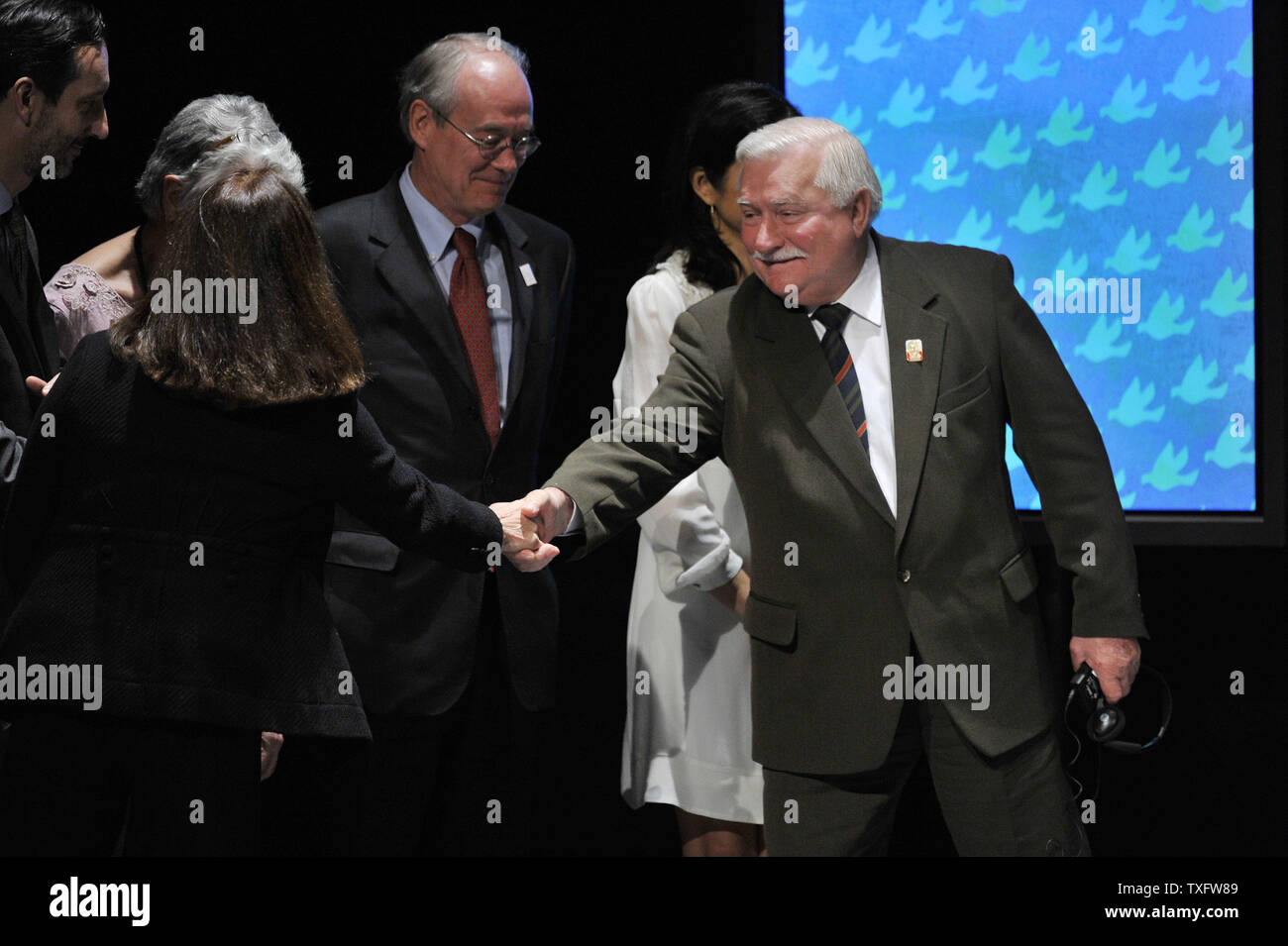 Lech walesa ceremony hi-res stock photography and images - Alamy