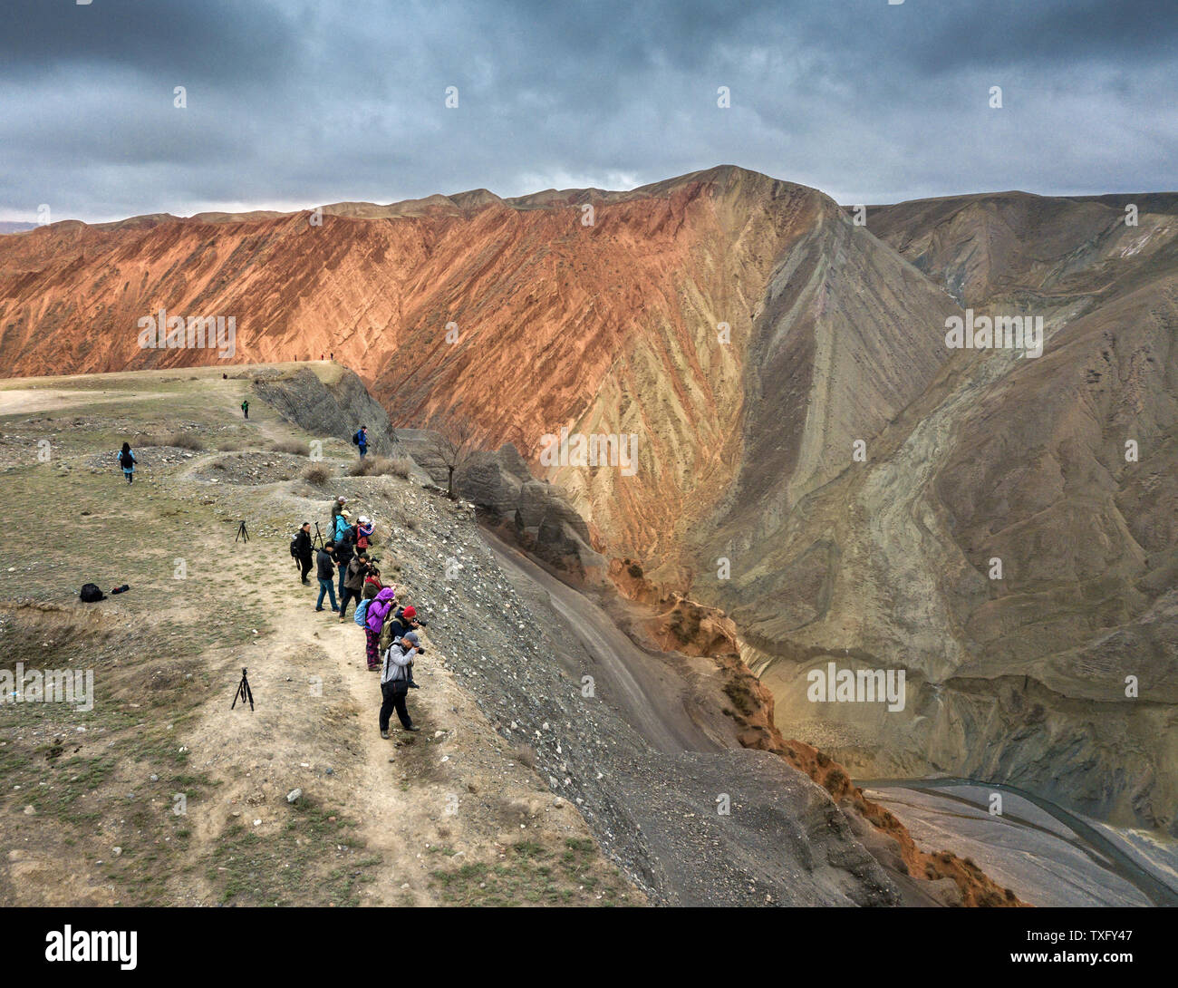 Anjihai Grand Canyon Hongshan Grand Canyon Kuitun Grand Canyon Stock ...