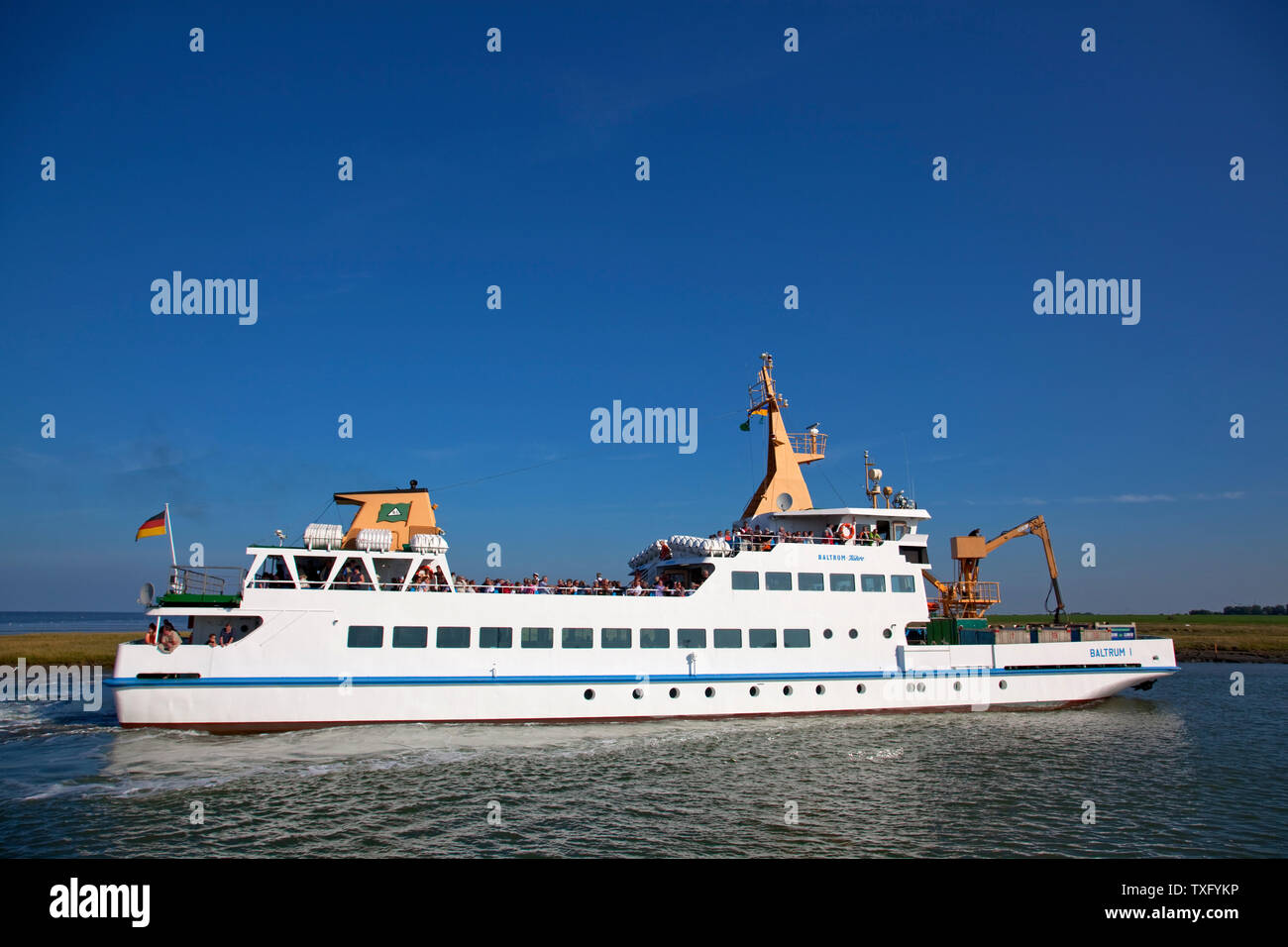 geography / travel, Germany, Lower Saxony, ferry to the isle Baltrum ...