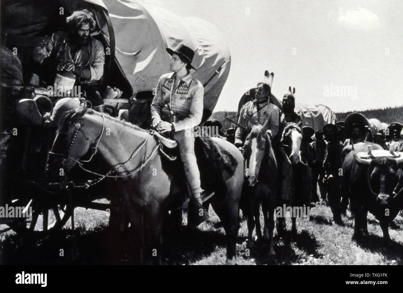 The Big Trail Year: 1930 USA John Wayne, Tyrone Power Sr. Director ...