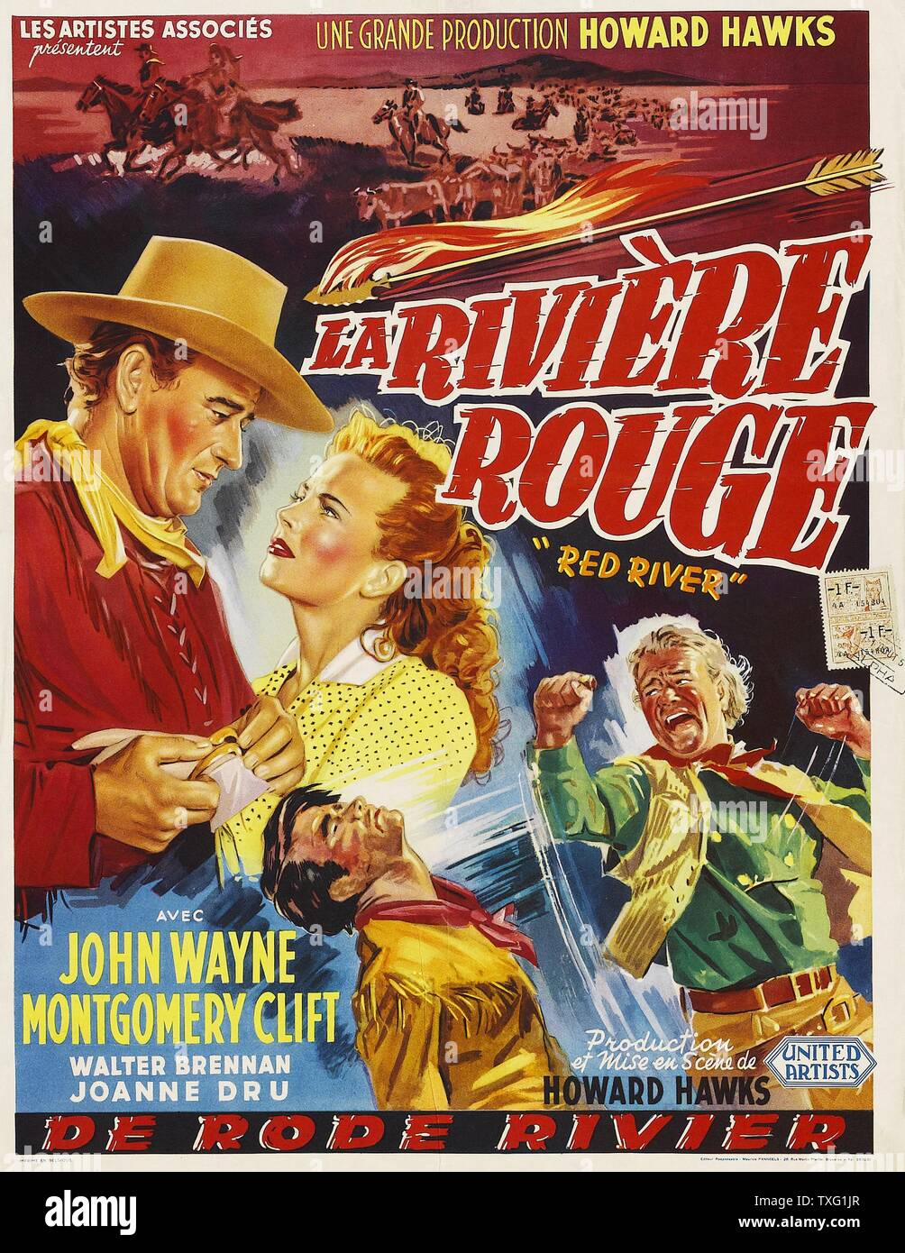 John Wayne And Coleen Gray