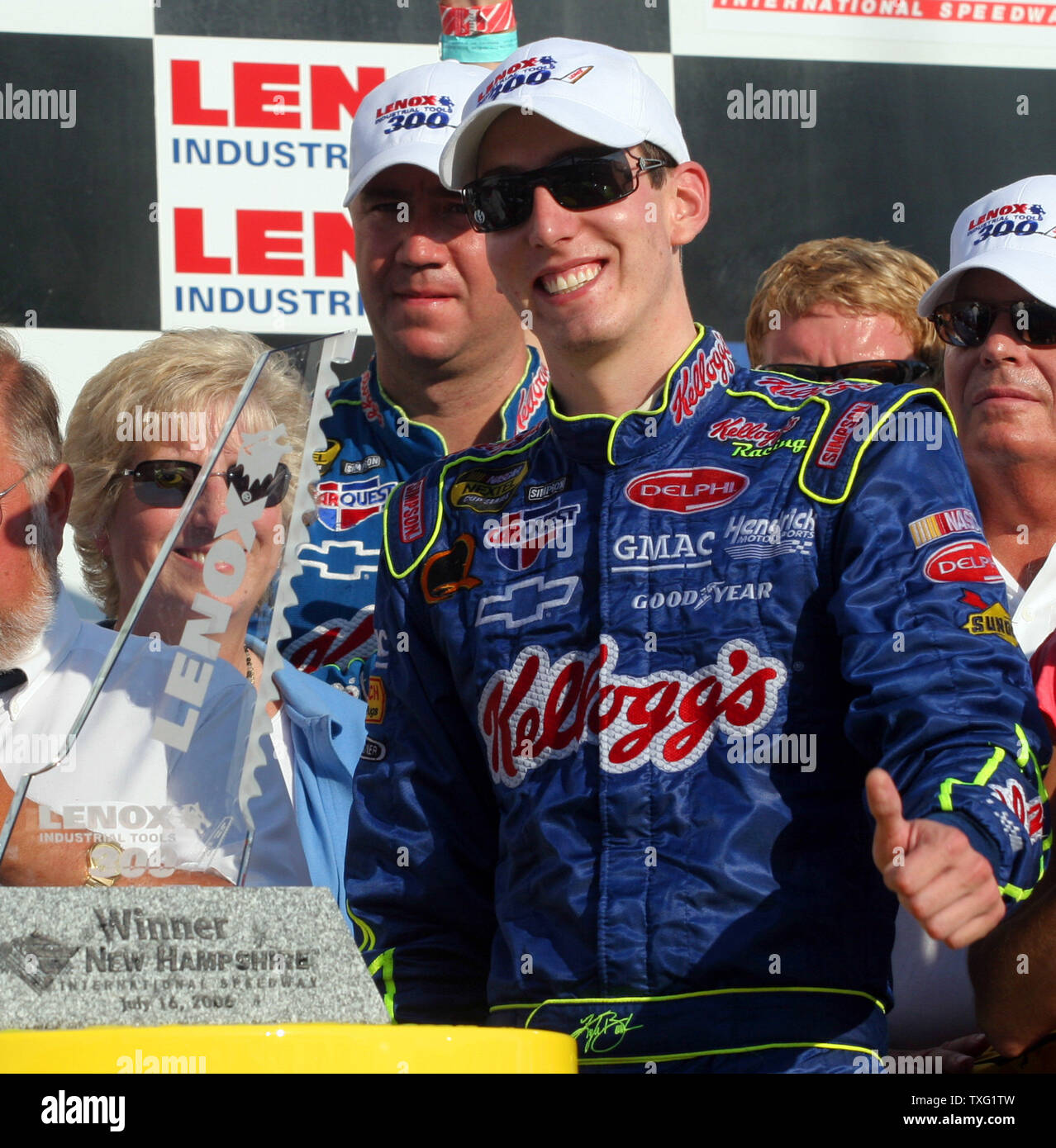 Kyle busch trophy hi-res stock photography and images - Alamy