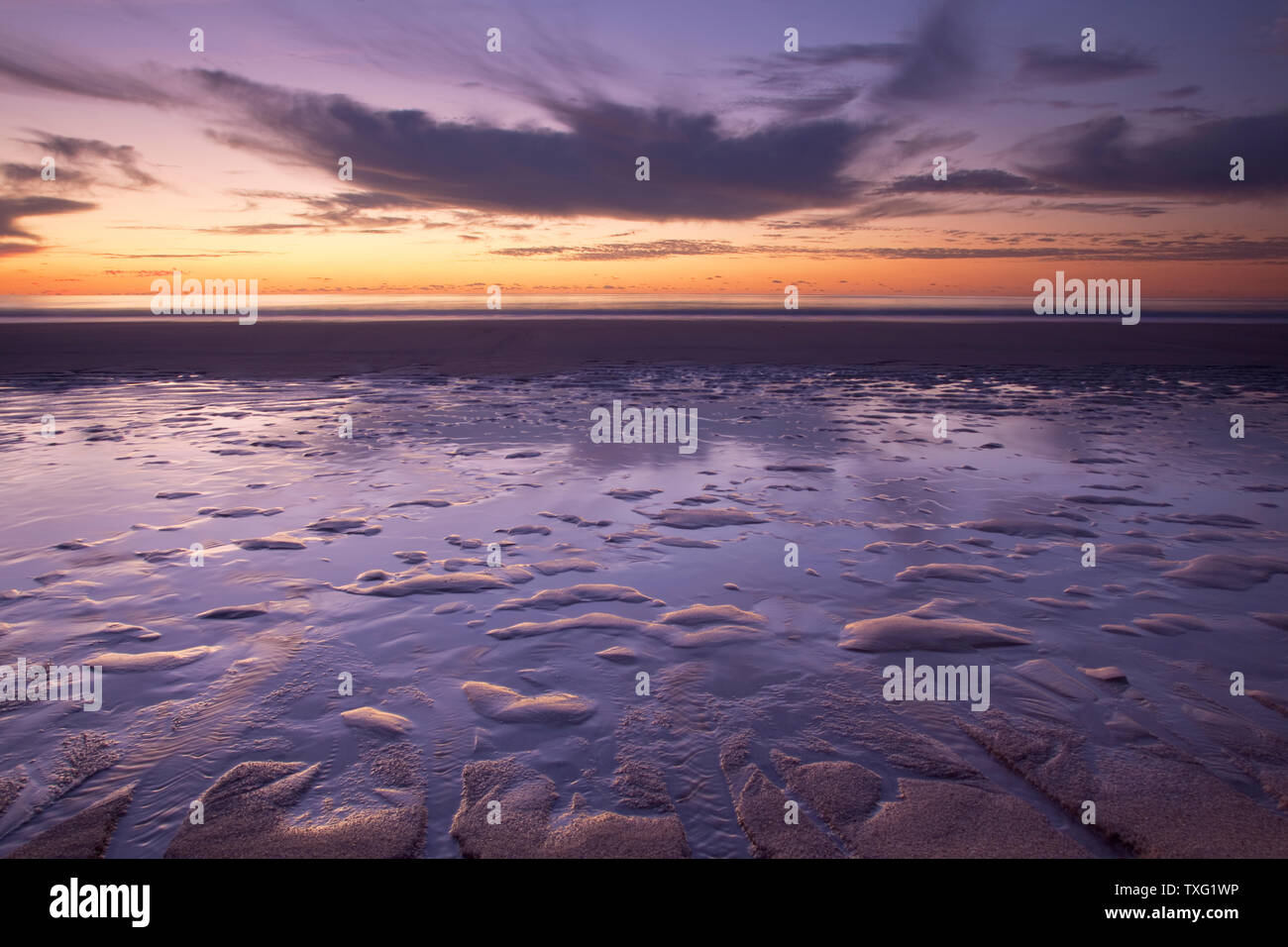 geography / travel, Germany, Schleswig-Holstein, evening mood across ...
