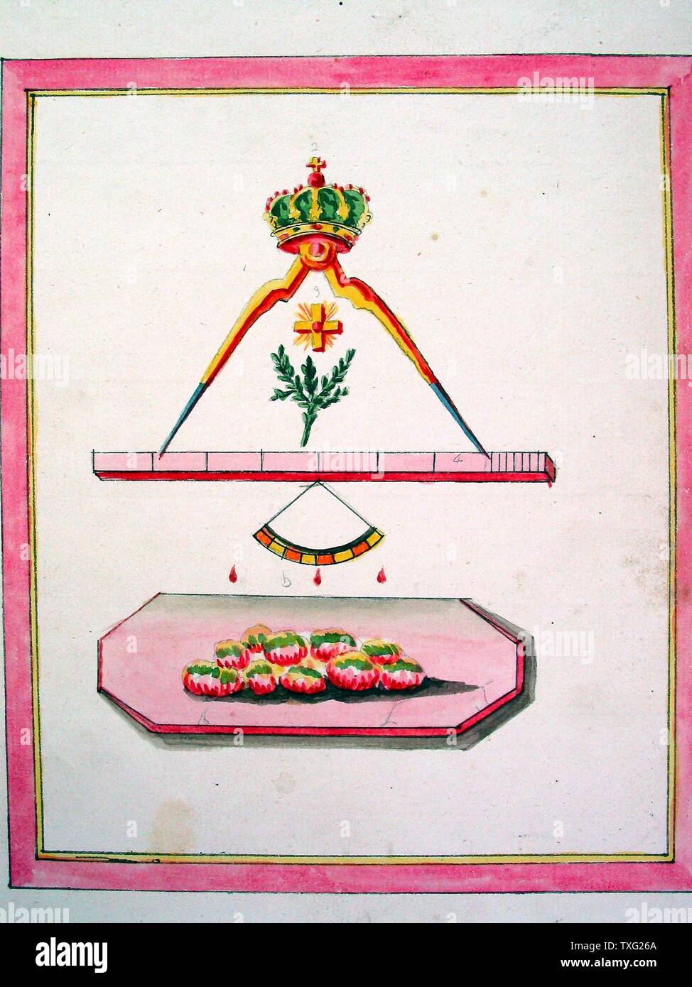 French freemason symbol hi-res stock photography and images - Alamy