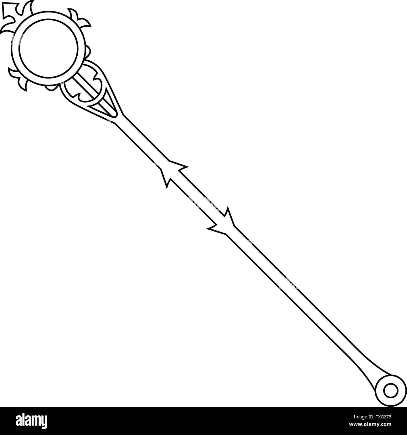 Magic Staff Drawing