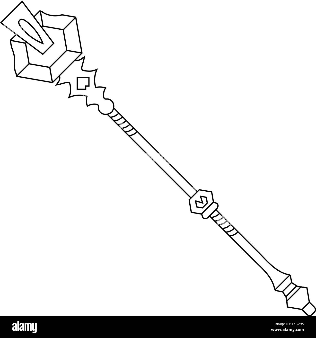 Staff weapon hi-res stock photography and images - Alamy