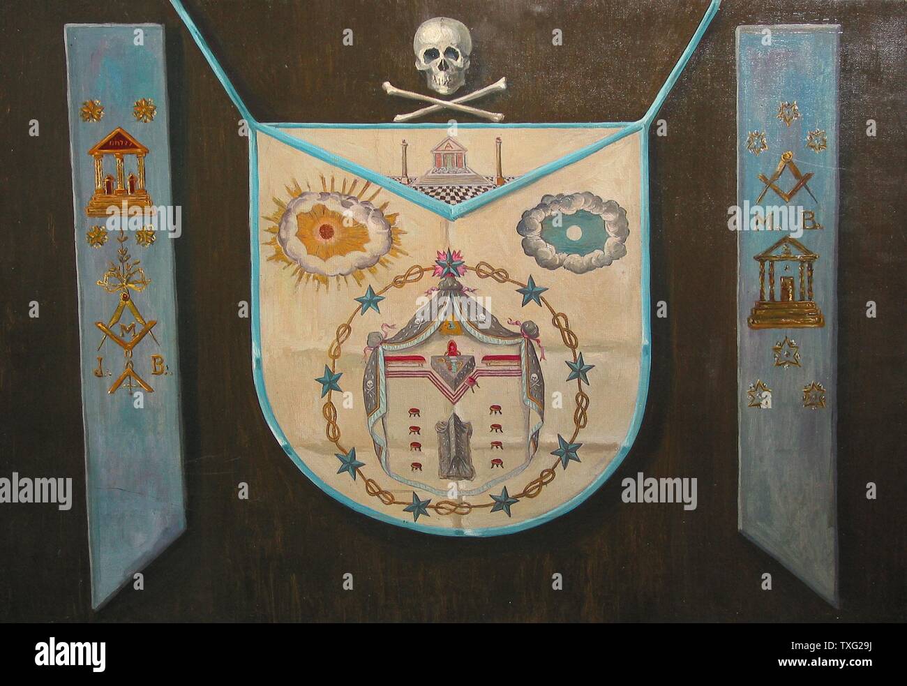 French freemason symbol hi-res stock photography and images - Alamy