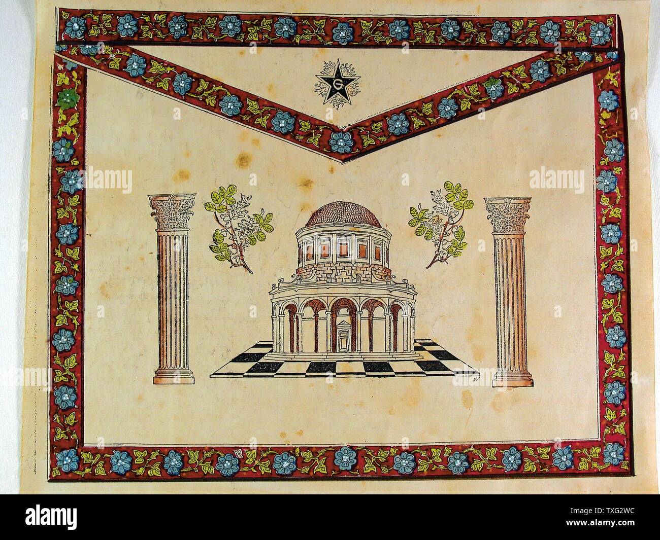 Masonic apron scotland hi-res stock photography and images - Alamy