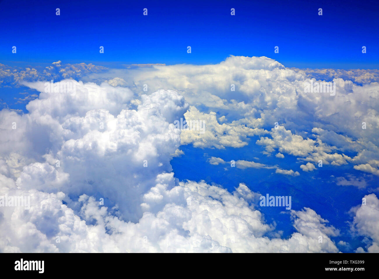 Aerial photography of the snowy plateau Stock Photo - Alamy