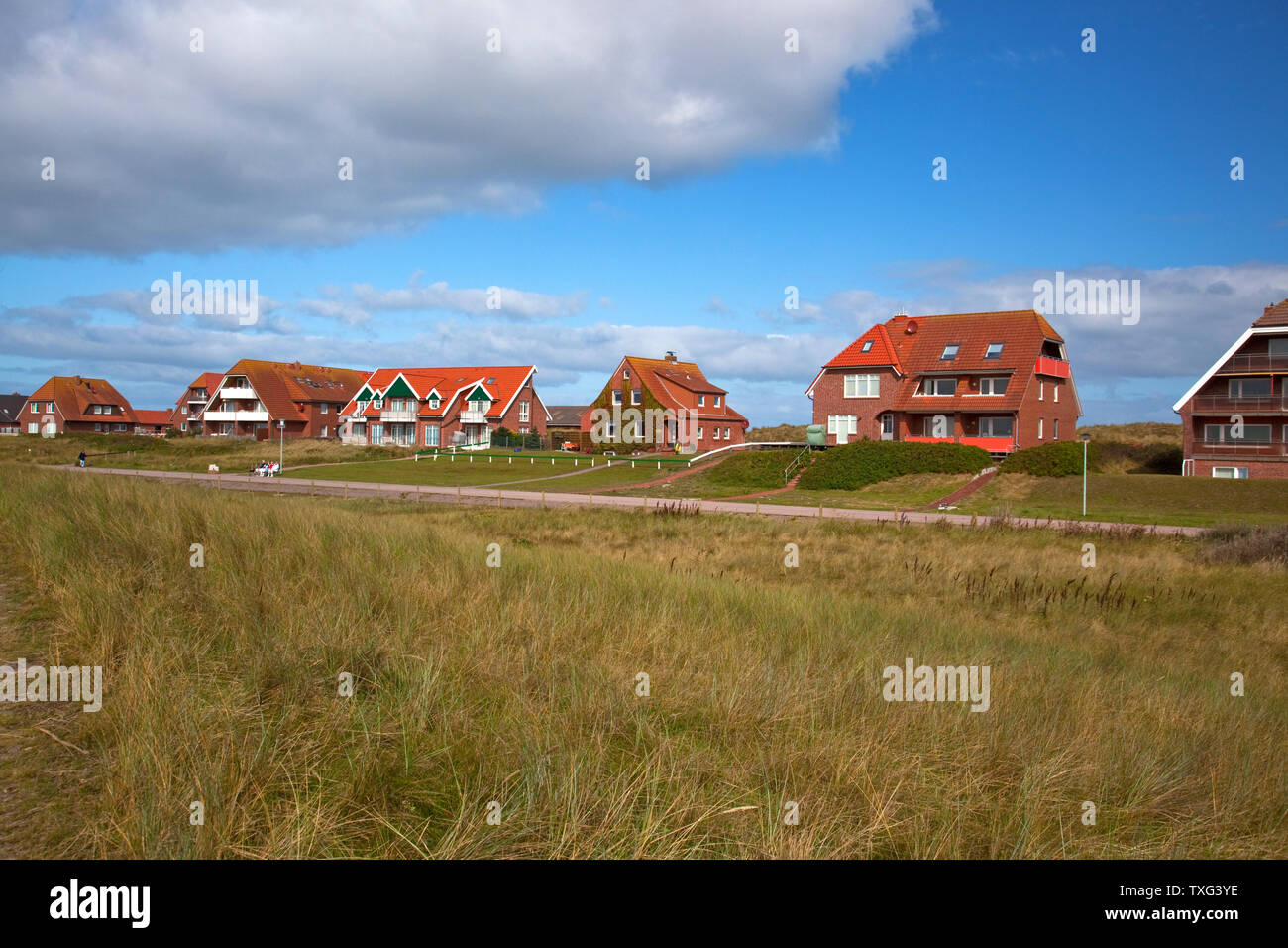 geography / travel, Germany, Lower Saxony, houses on isle Baltrum ...