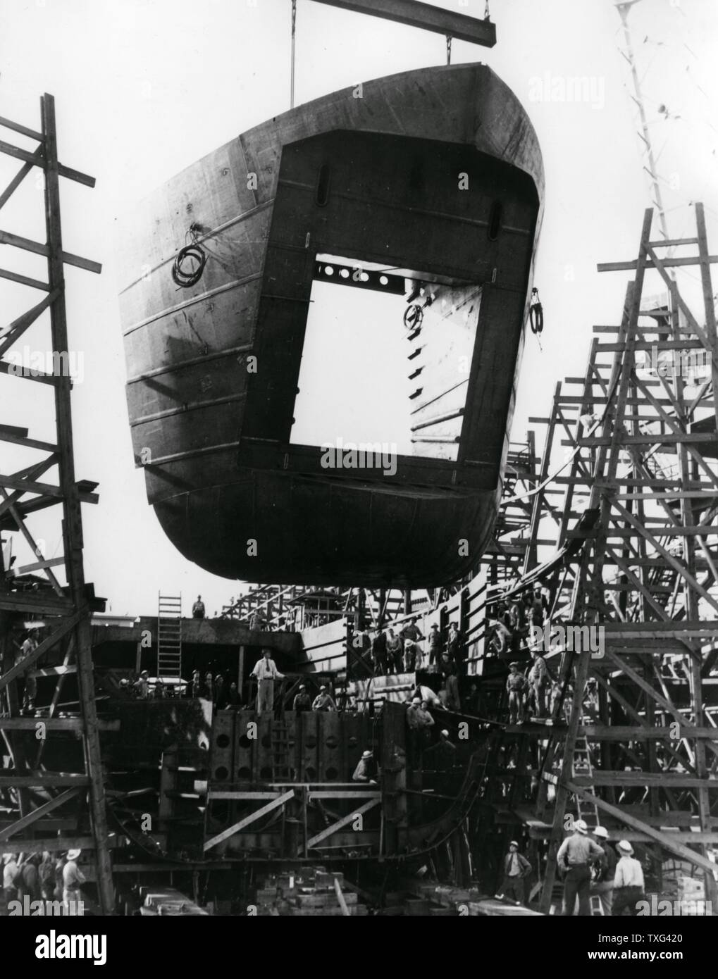 Oregon Shipbuilding Corporation's Swan Island Emergency Shipyard, built ...