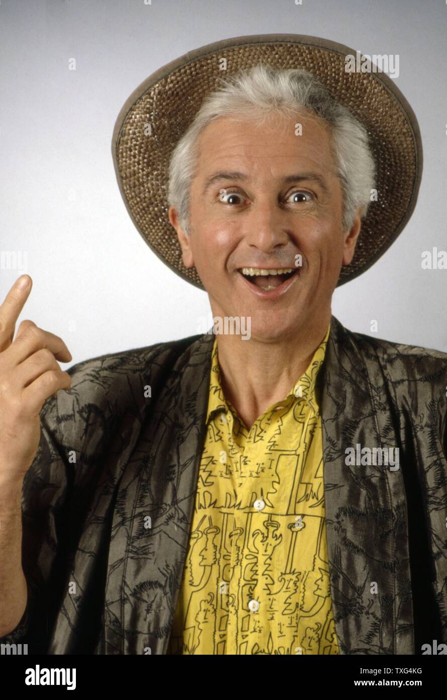 The French singer Marcel Amont, during a portrait session for the ...