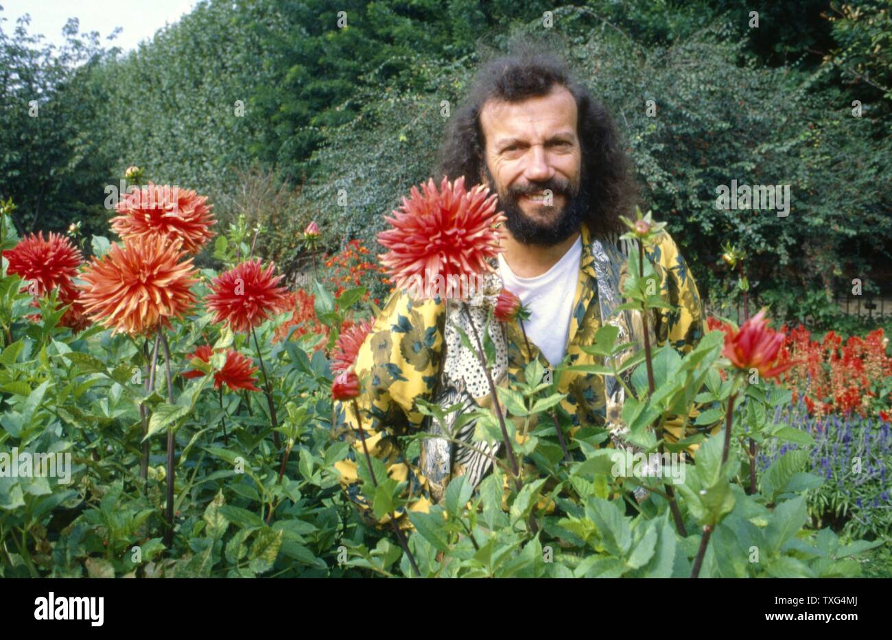 The French singer-songwriter Antoine. Caribbean, 26 September 1990 ...
