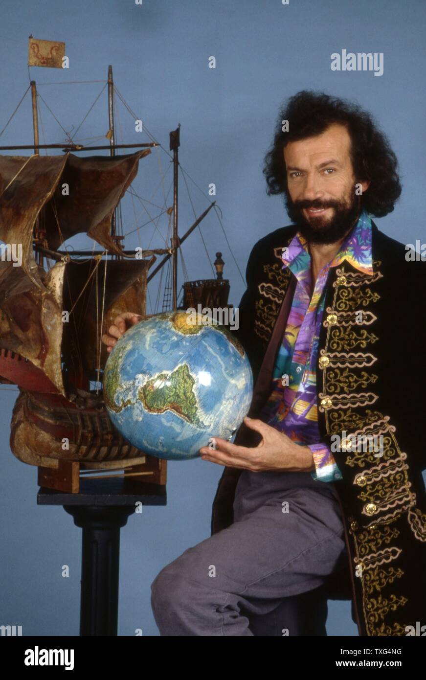 The French singer-songwriter Antoine, in February 1988 Stock Photo - Alamy