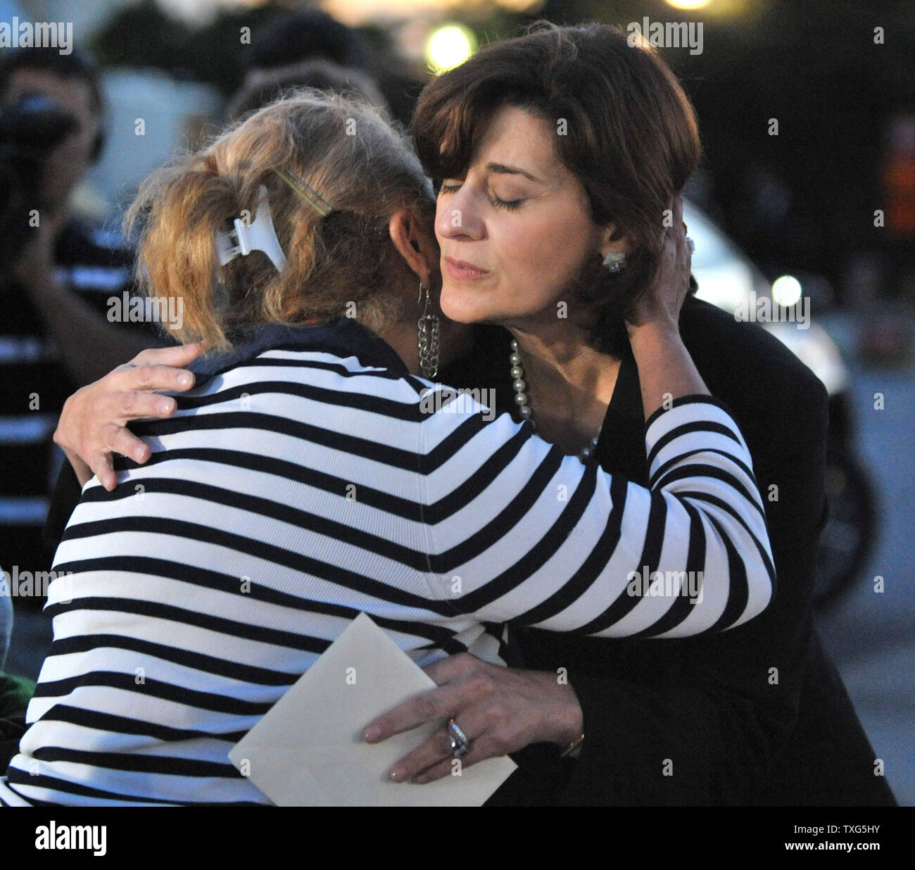 Vicki Kennedy, the wife of the late Sen. Edward Kennedy (D-MA), greets ...