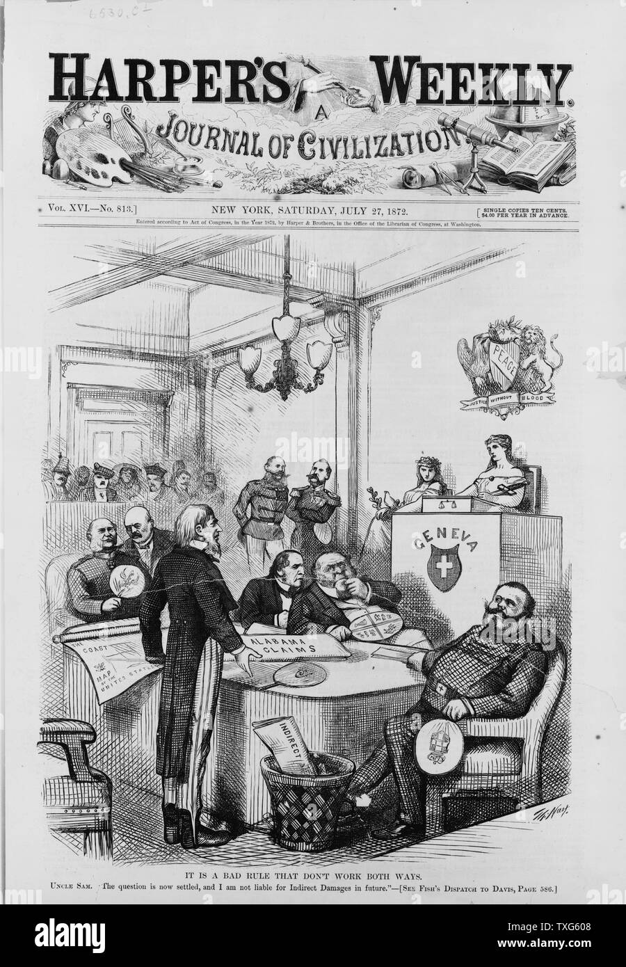 Uncle sam character Black and White Stock Photos & Images - Alamy