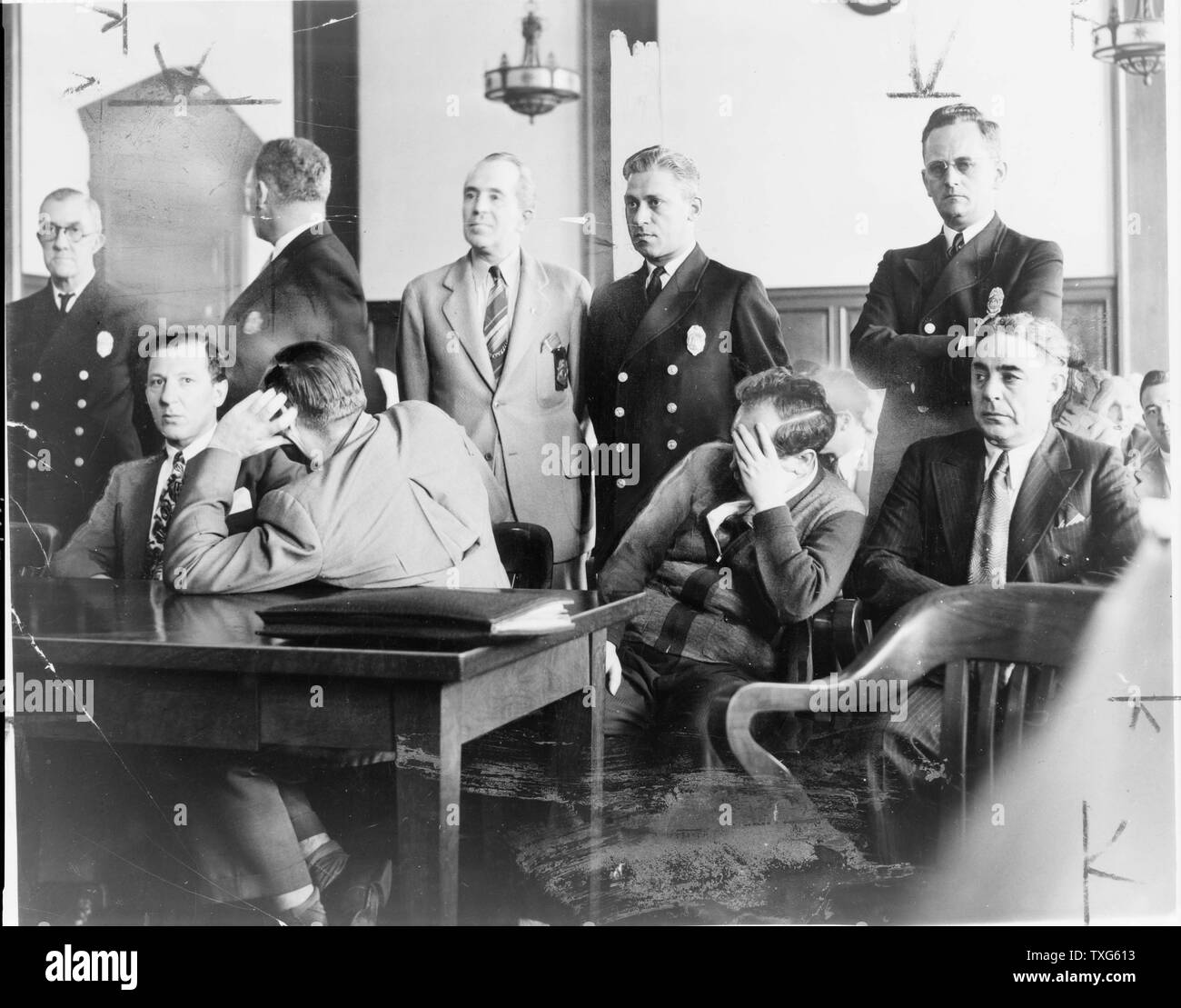 Organised crime - New York Seated from left to right : Louis Buchalter ...
