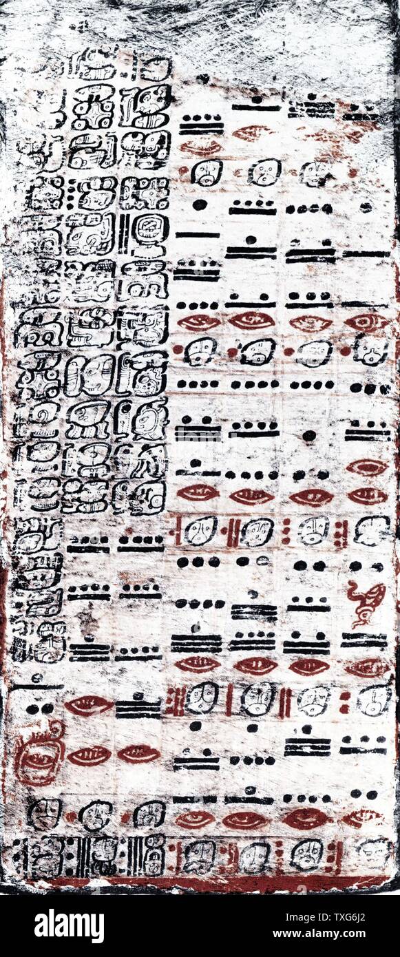 The Dresden Codex (Codex Dresdensis) Pre-Columbian Mayan book of tthe ...