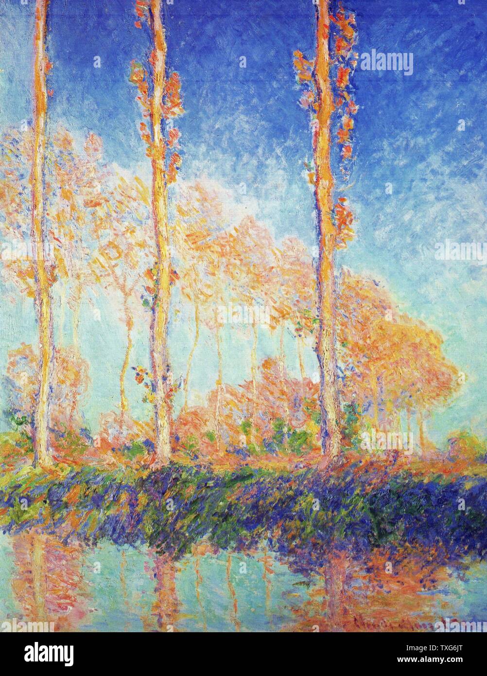 Heart Tree Painting By Monet