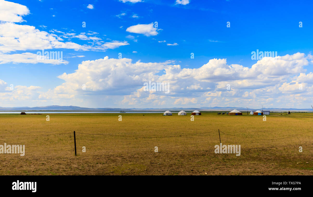 Summer in Hulunbuir Prairie, Inner Mongolia Stock Photo - Alamy