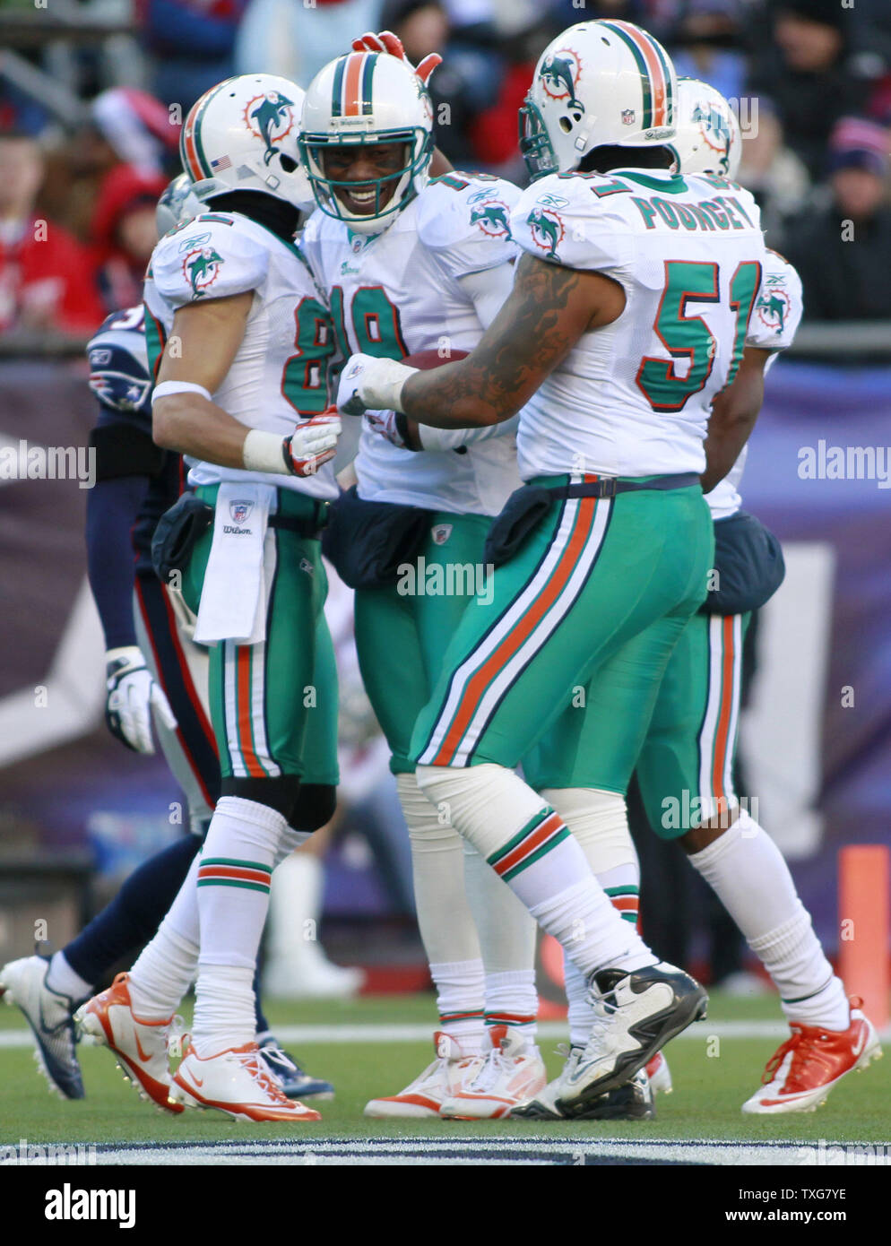 Miami dolphins wide receiver brandon hi-res stock photography and ...