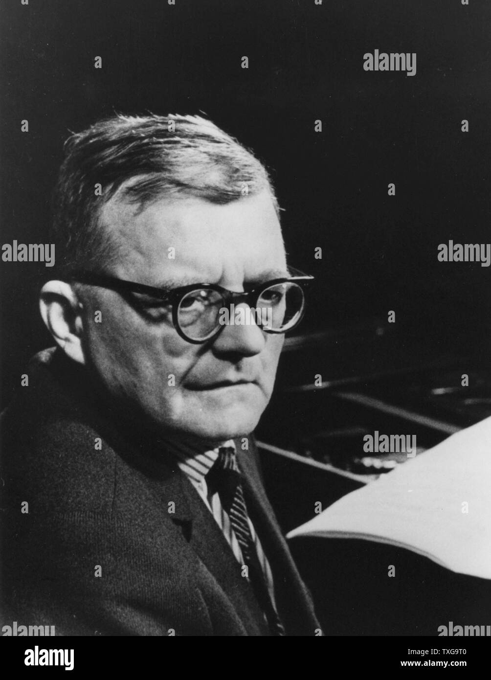 Dmitri Dmitriyevich Shostakovich, Russian composer of the Soviet period ...