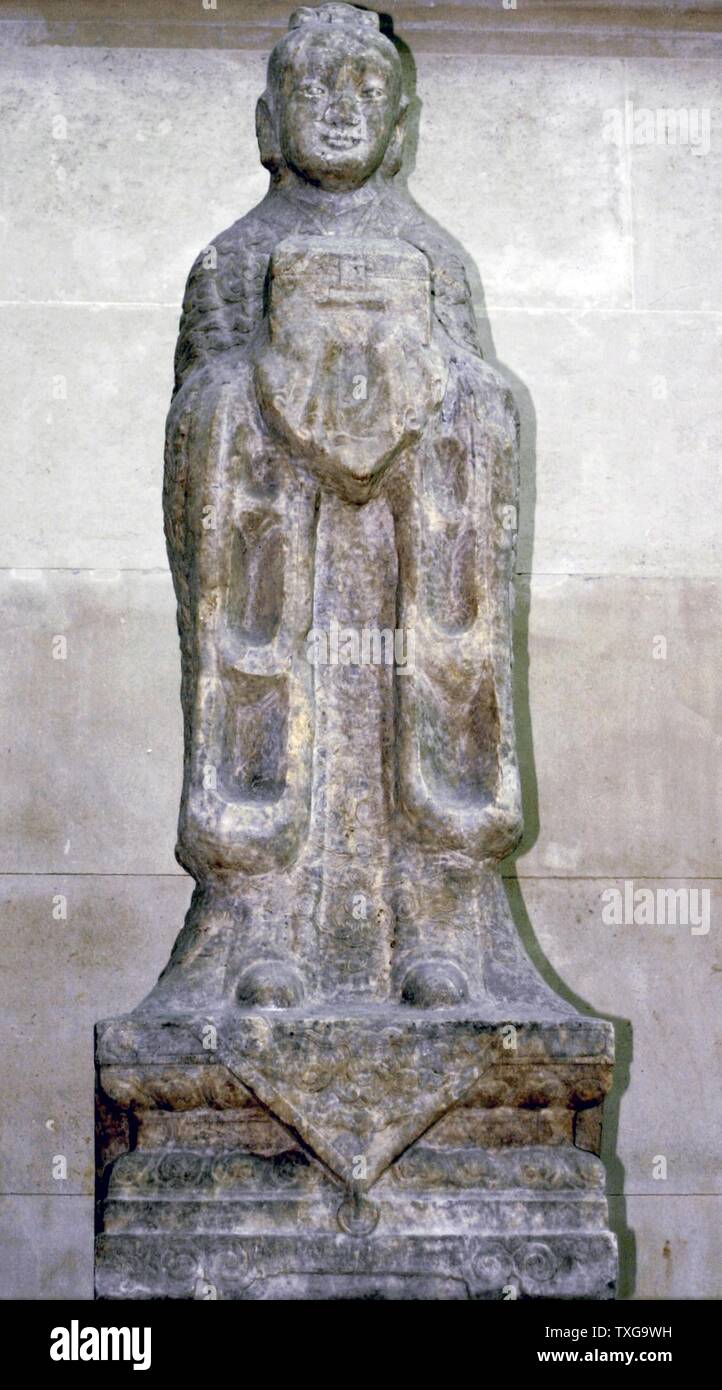 Stone guardian sculpture from North-eastern China, circa 17th Century ...