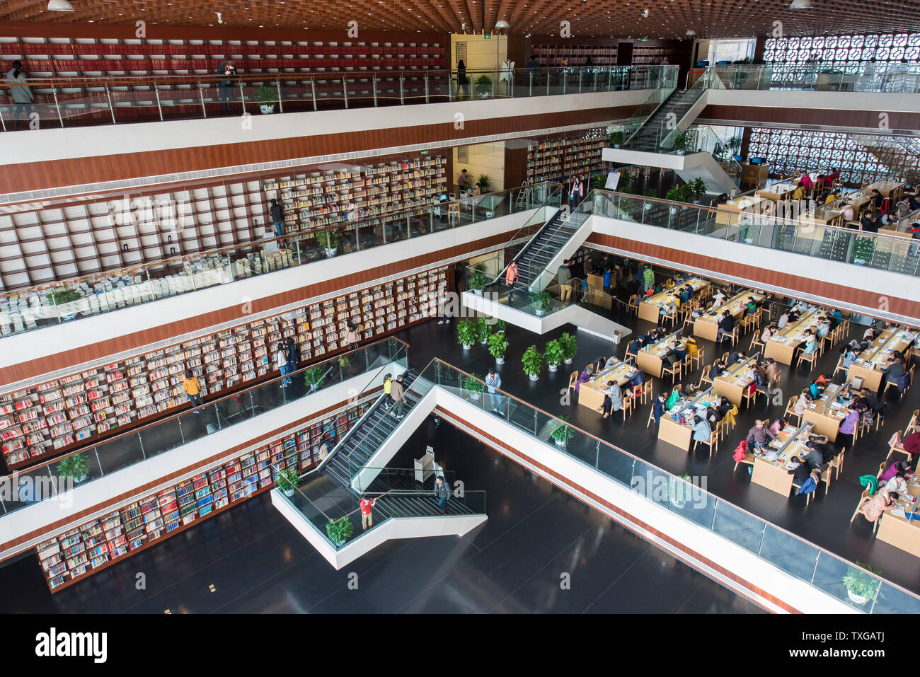 Chengdu Sichuan Provincial Library Stock Photo - Alamy