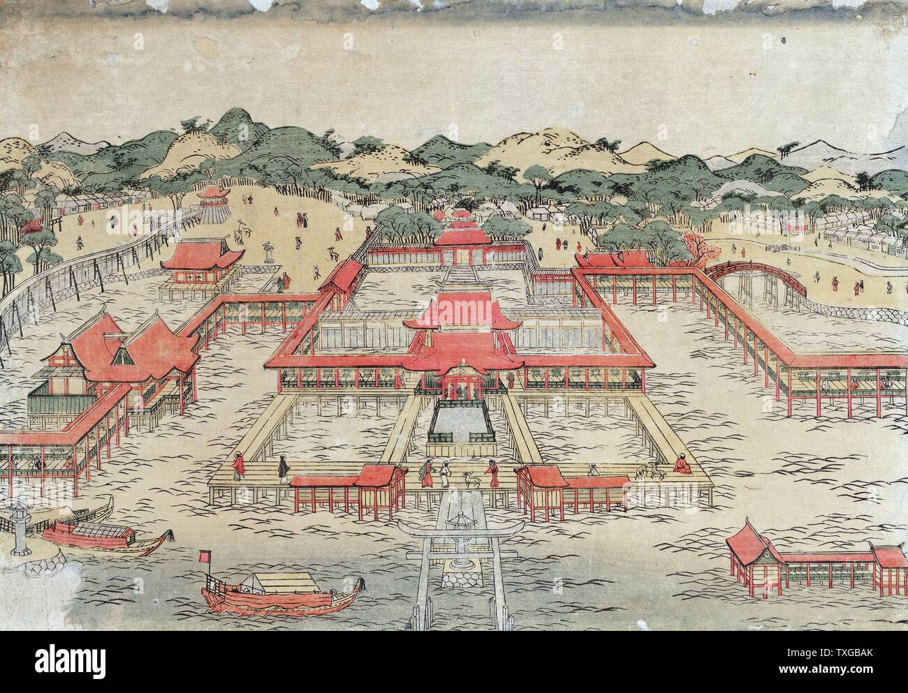 Shinto Temple Drawing