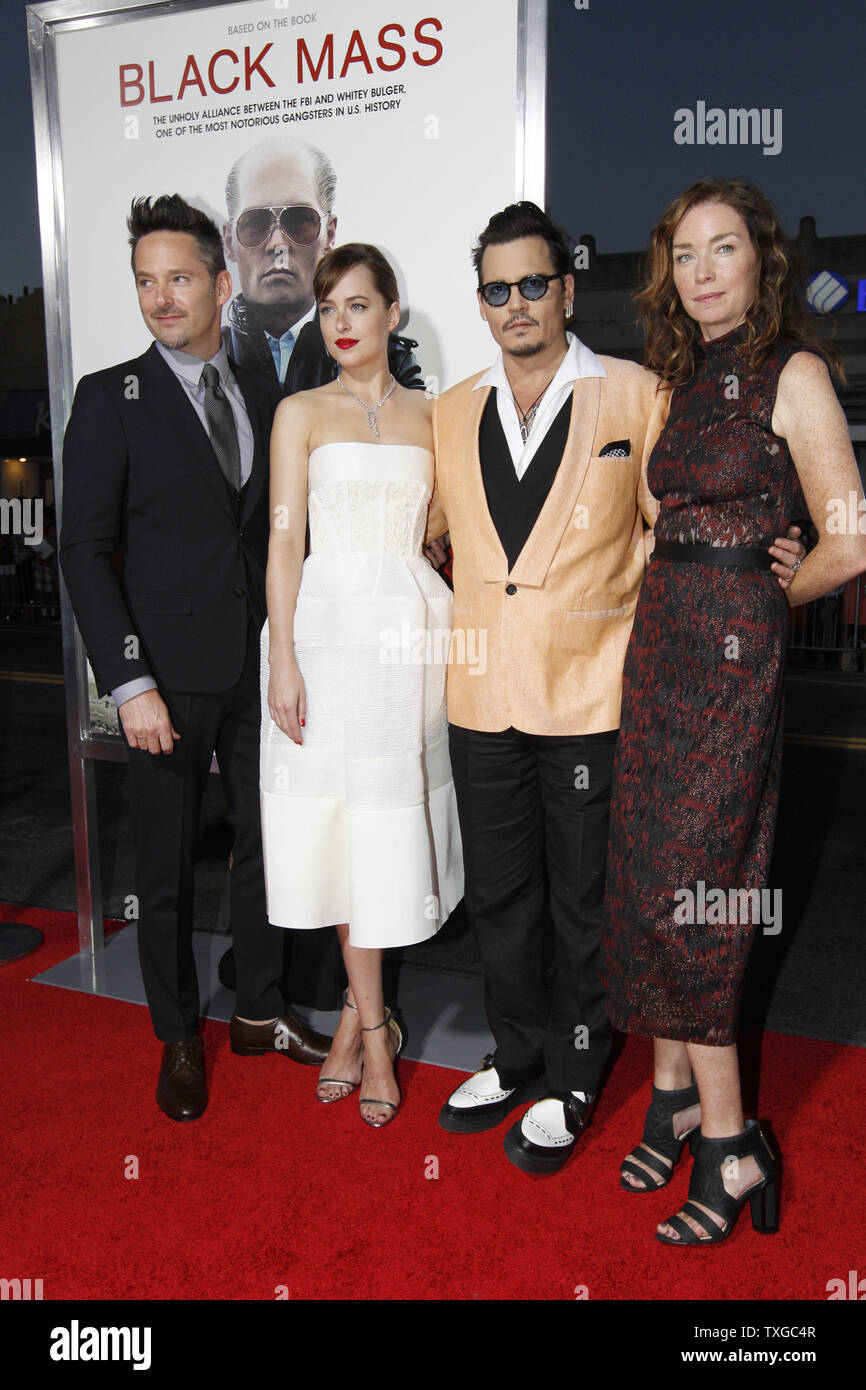 From left Director/Producer of the film Scott Cooper, actress Dakota ...