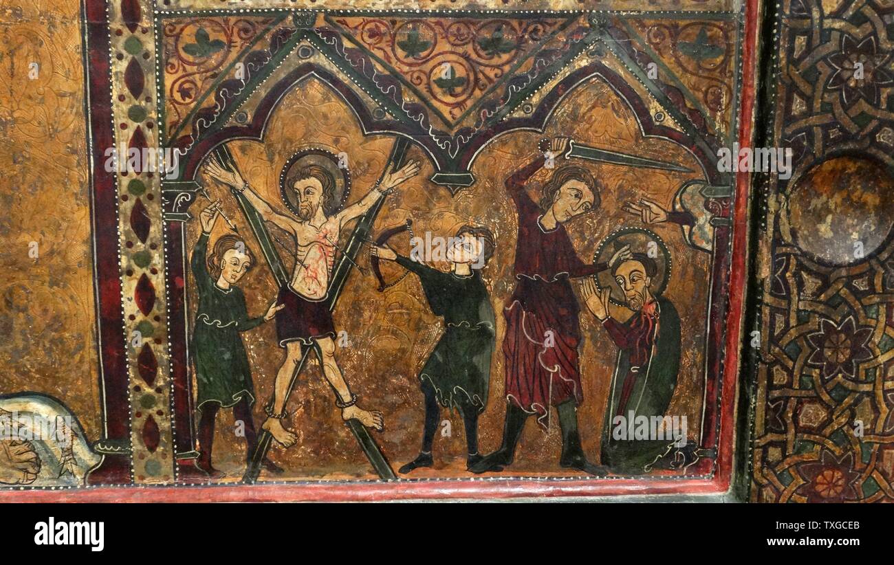 Frontal depicting the childhood of Jesus by Anonymous. Dated 14th ...