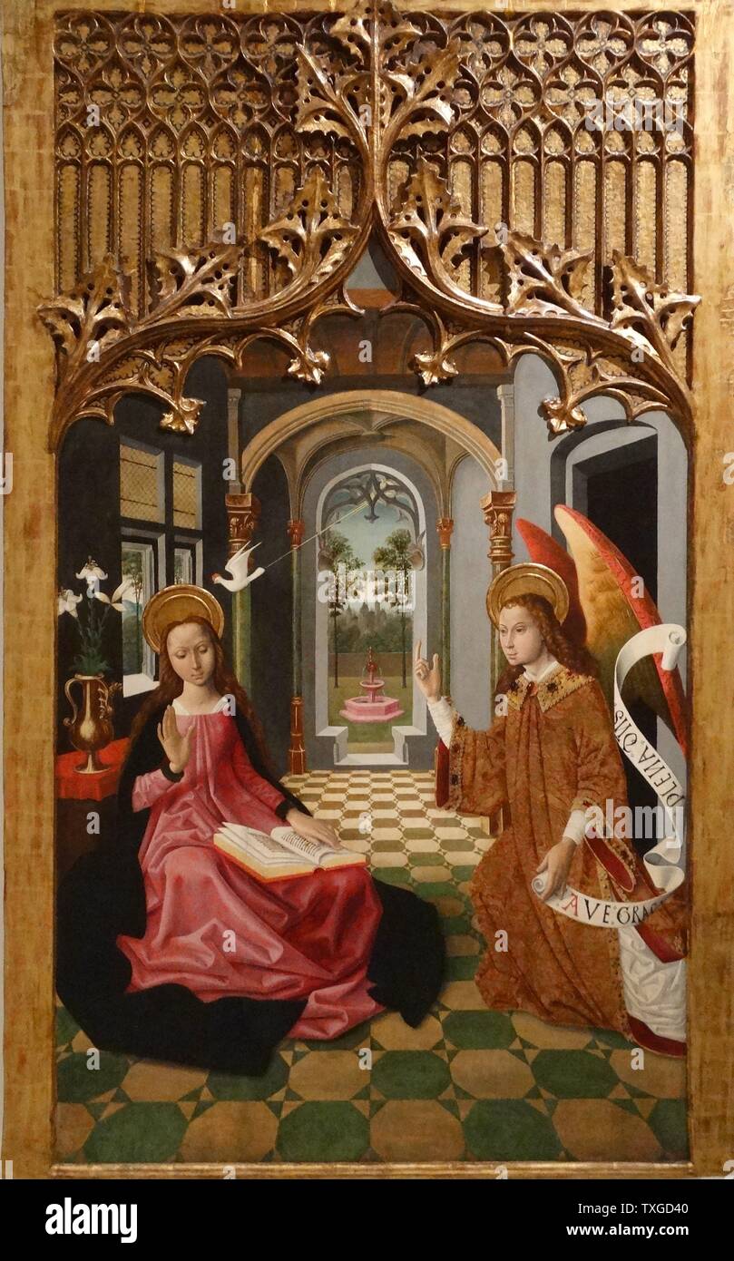 The annunciation painting hi-res stock photography and images - Alamy