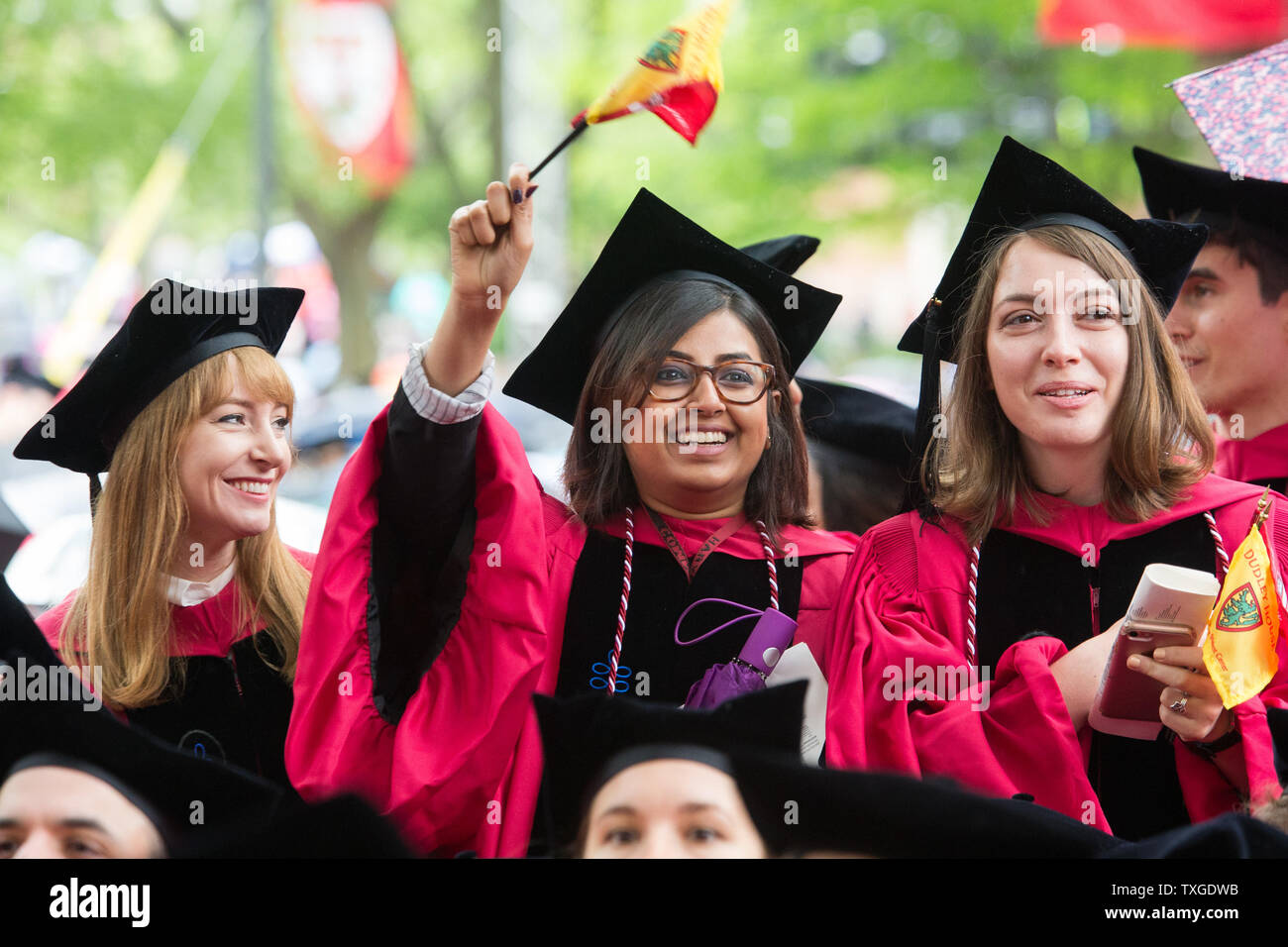 Graduating Harvard students celebrate at the 366th Commencement for ...